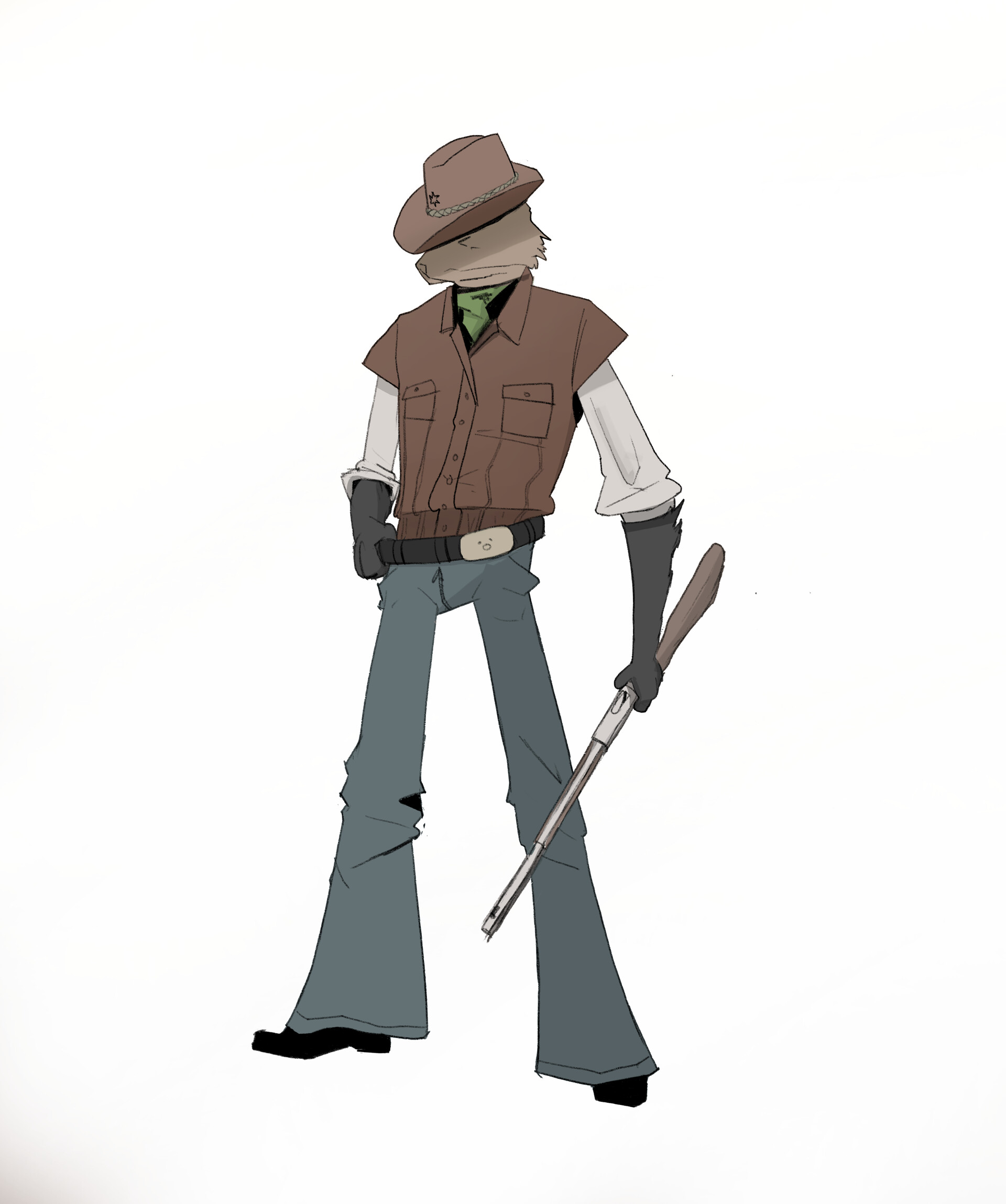 ArtStation - Cowboy furry