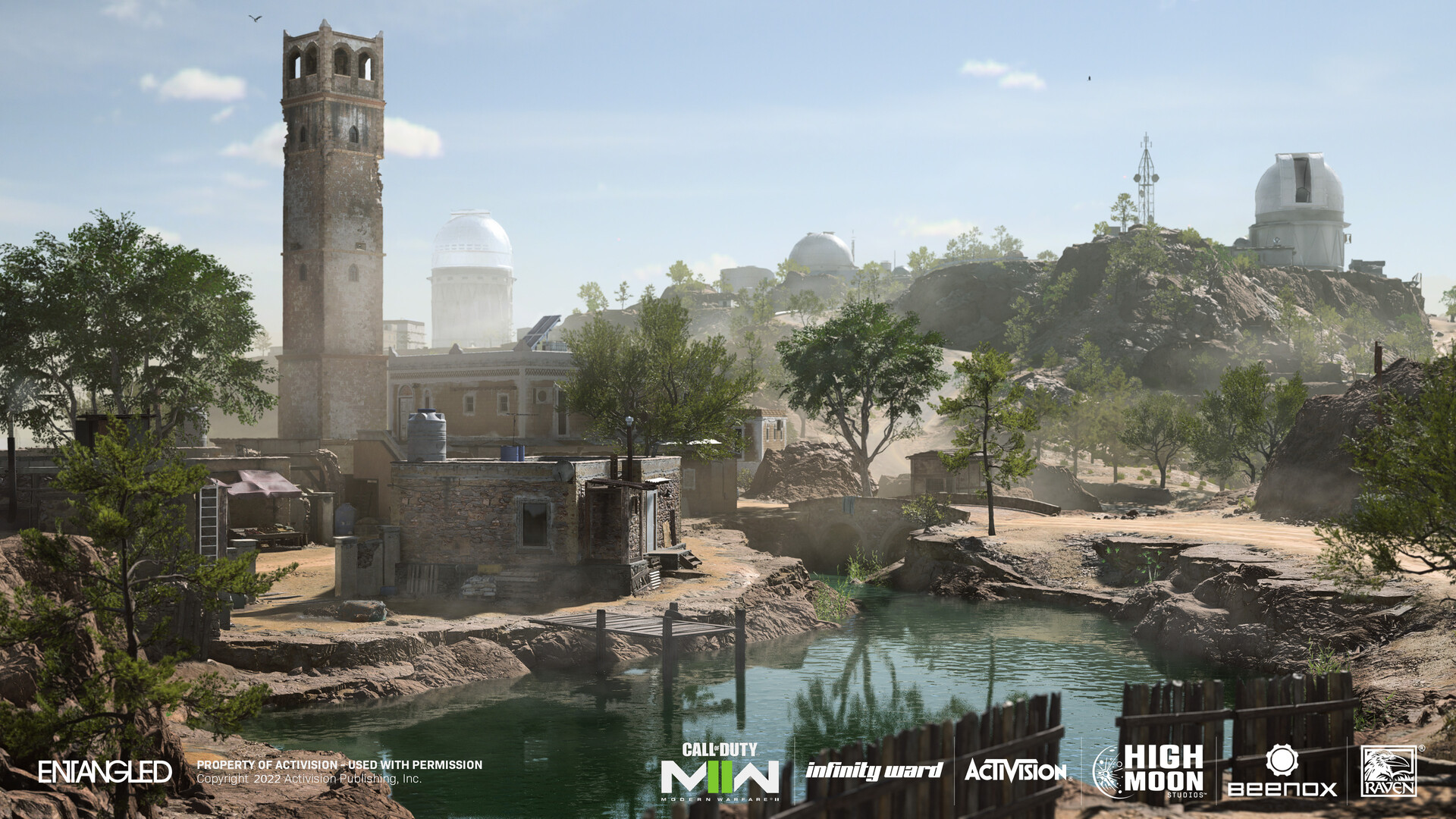 ENTANGLED Studio - In-game Level Art for Call of Duty MW2