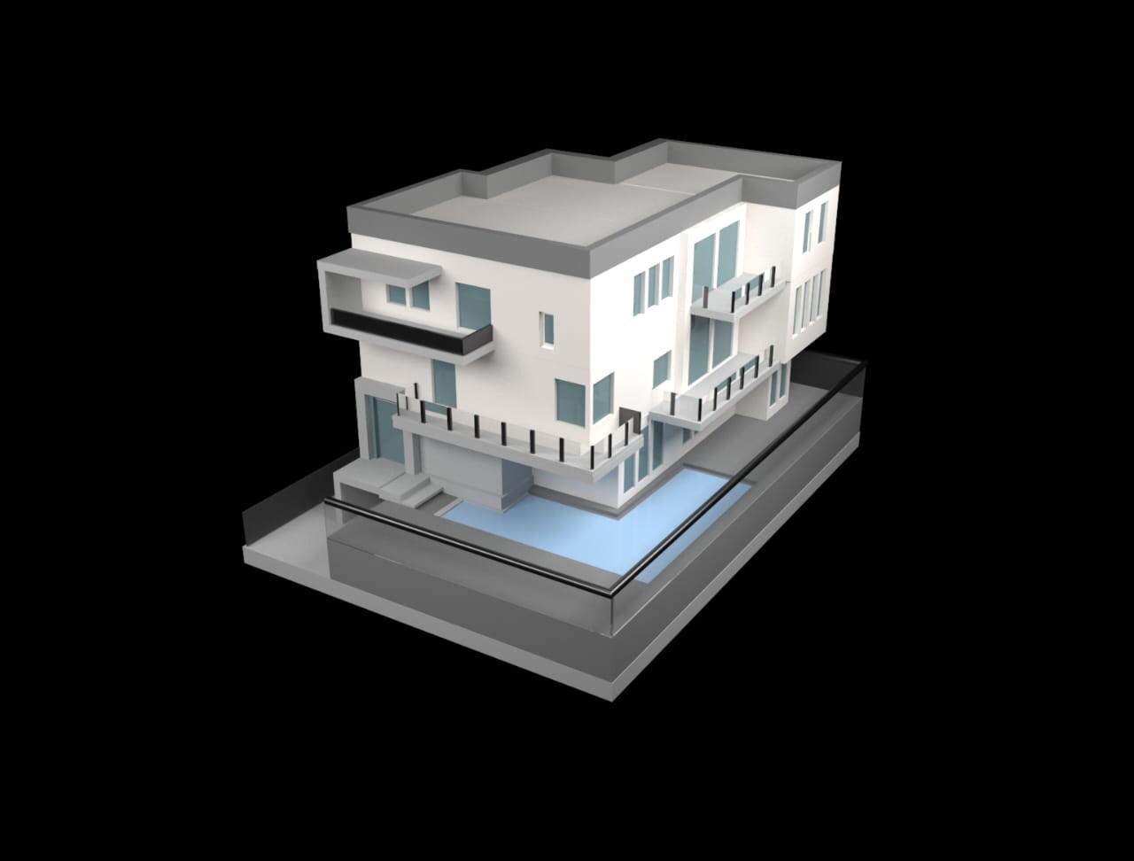 ArtStation - House Design - Blocking