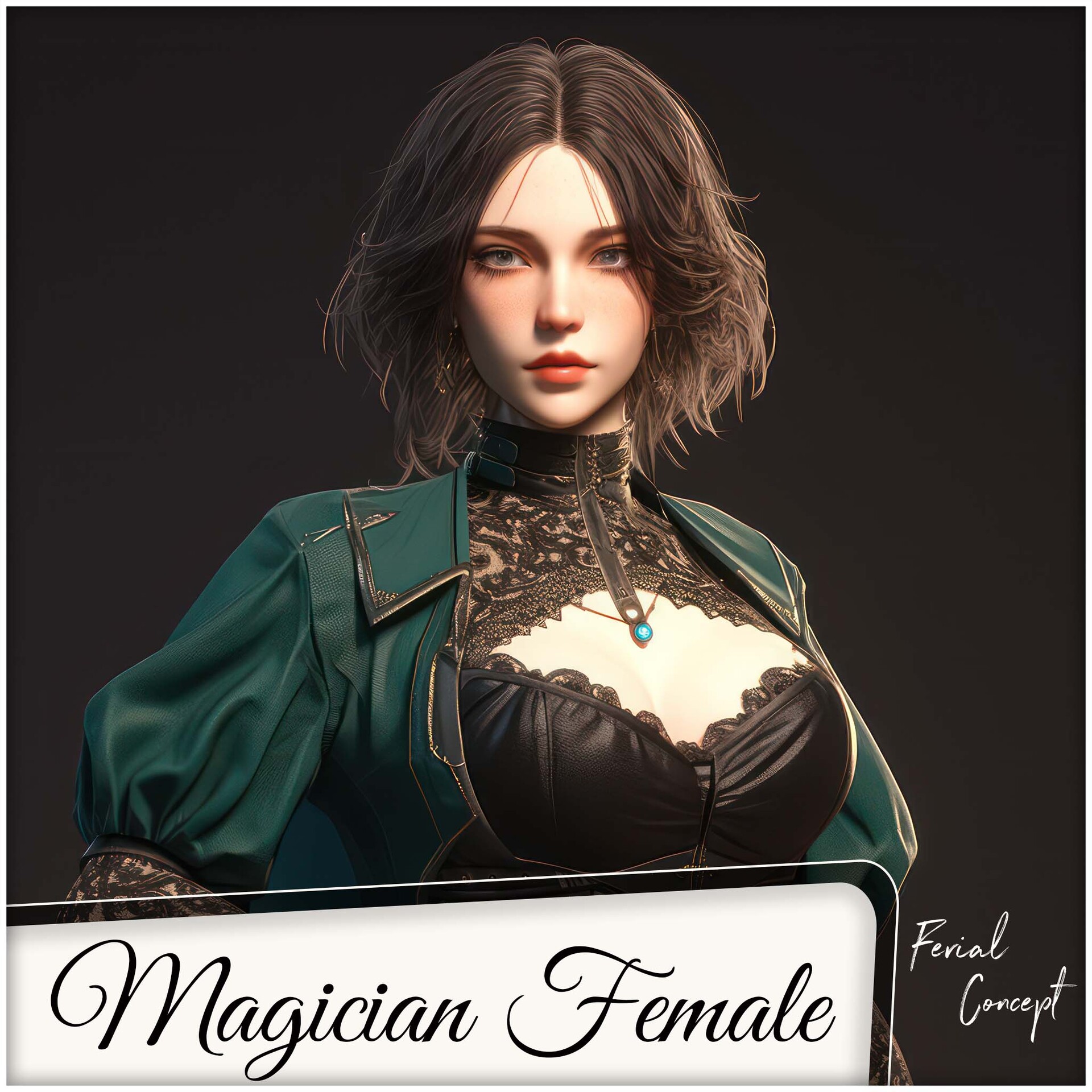 ArtStation - 🔹250 Magician Female - Anime Character Reference Image ...