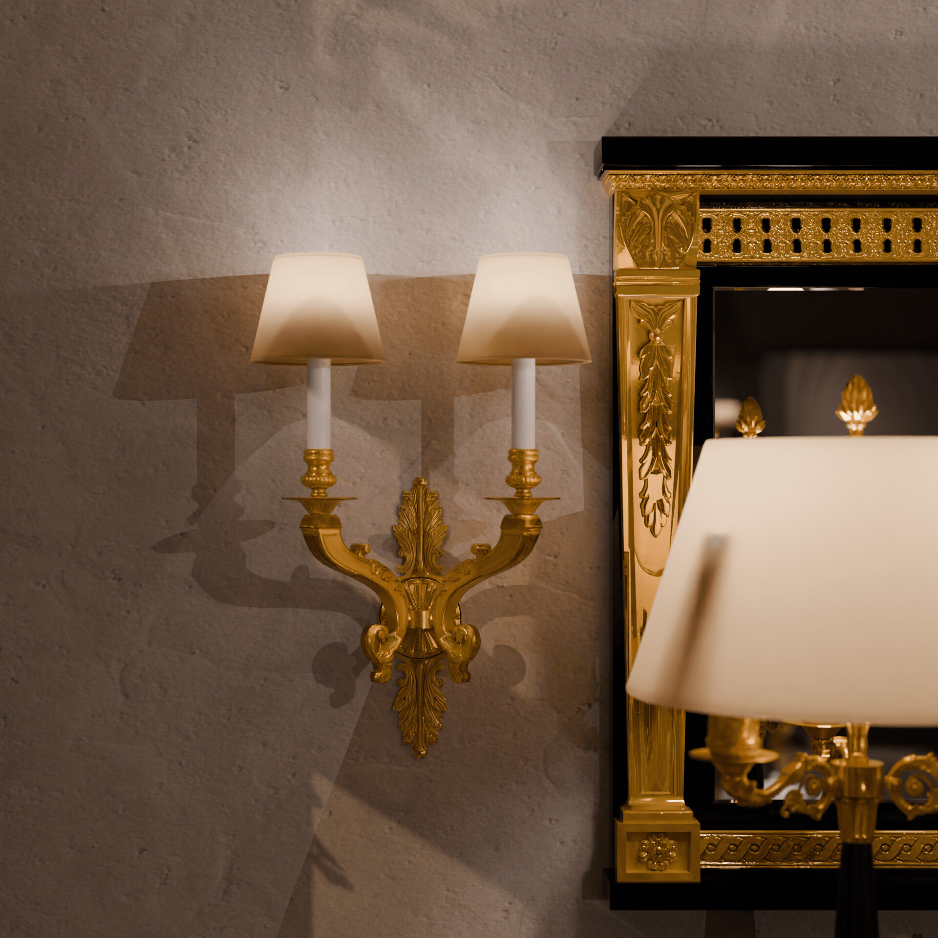 Raushan Sadvakas (sodrose) - Classique furniture renders for Mariner Luxury