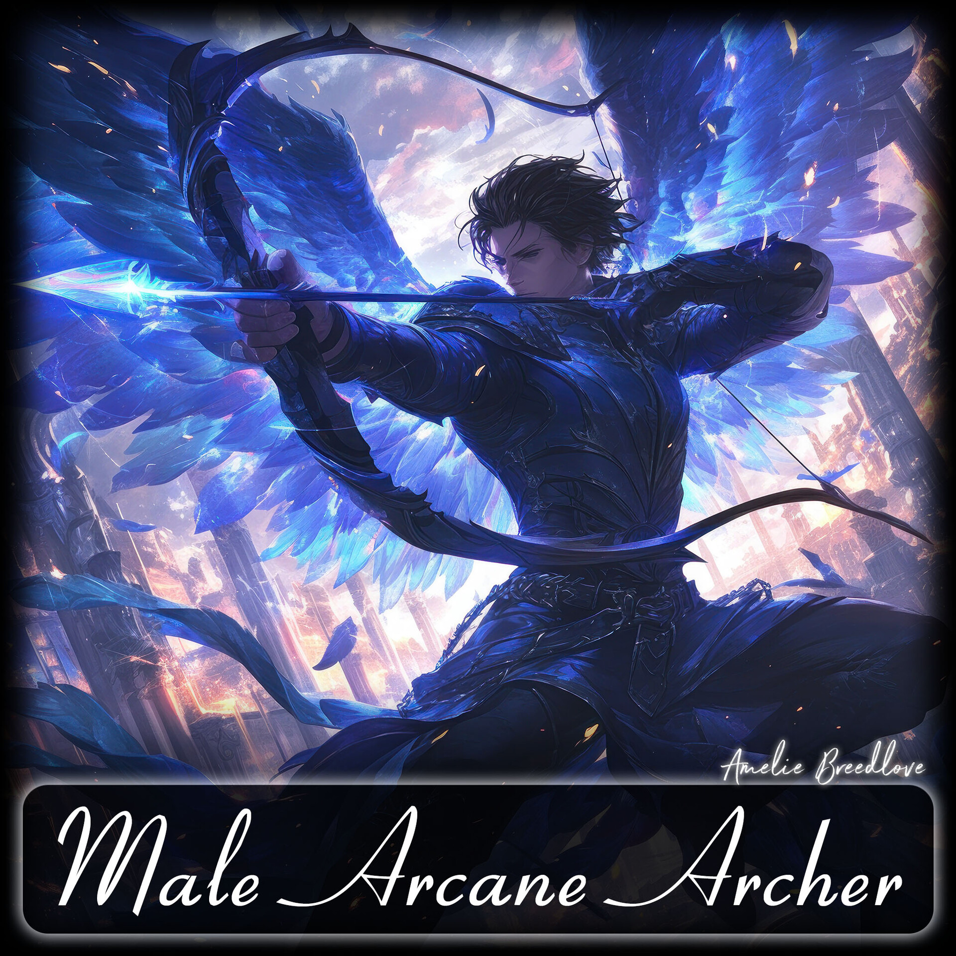 ArtStation - 440 Male Arcane Archer Reference Pack | 4K | v.26