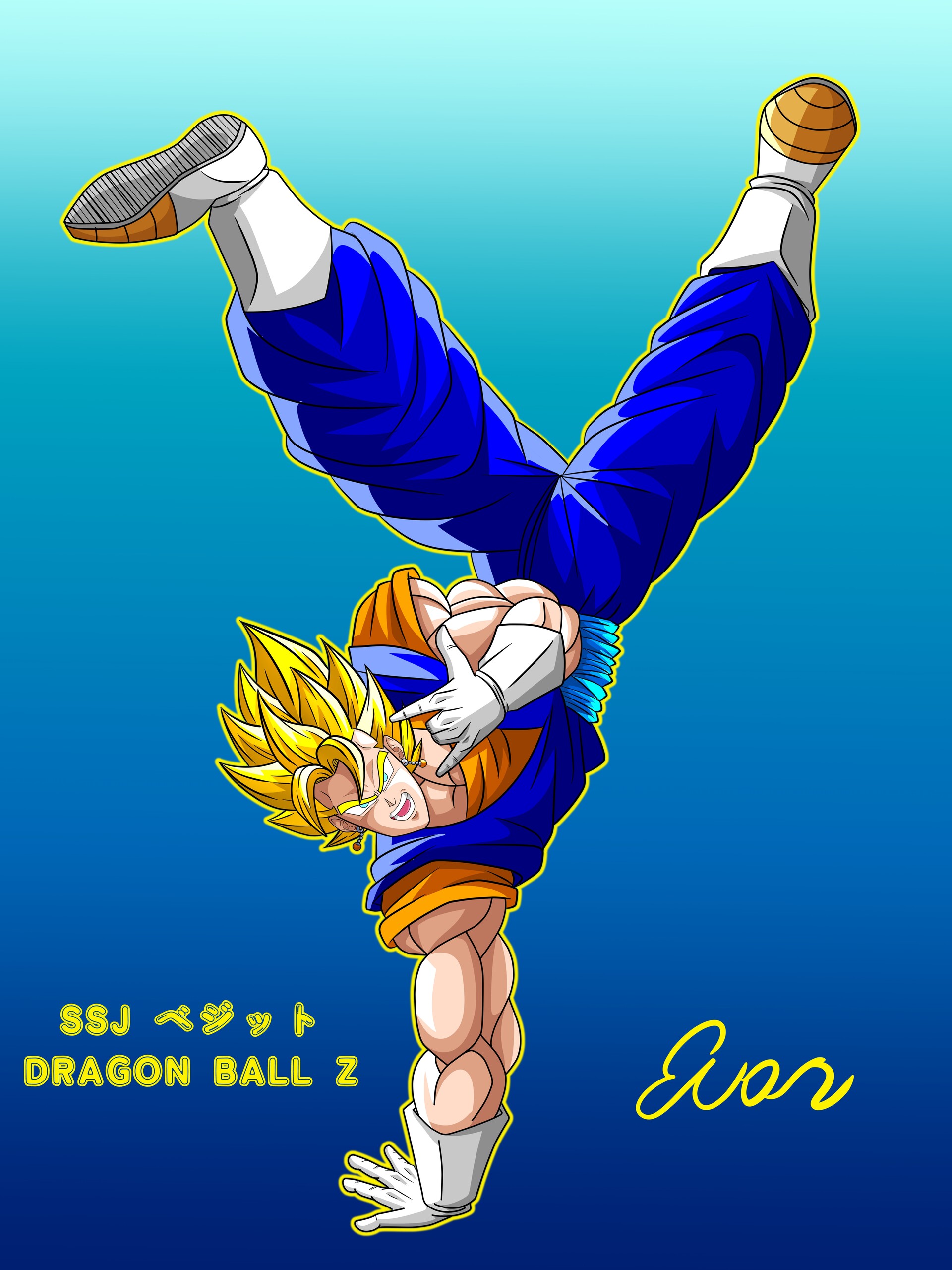 ArtStation - Super Saiyan Vegtio