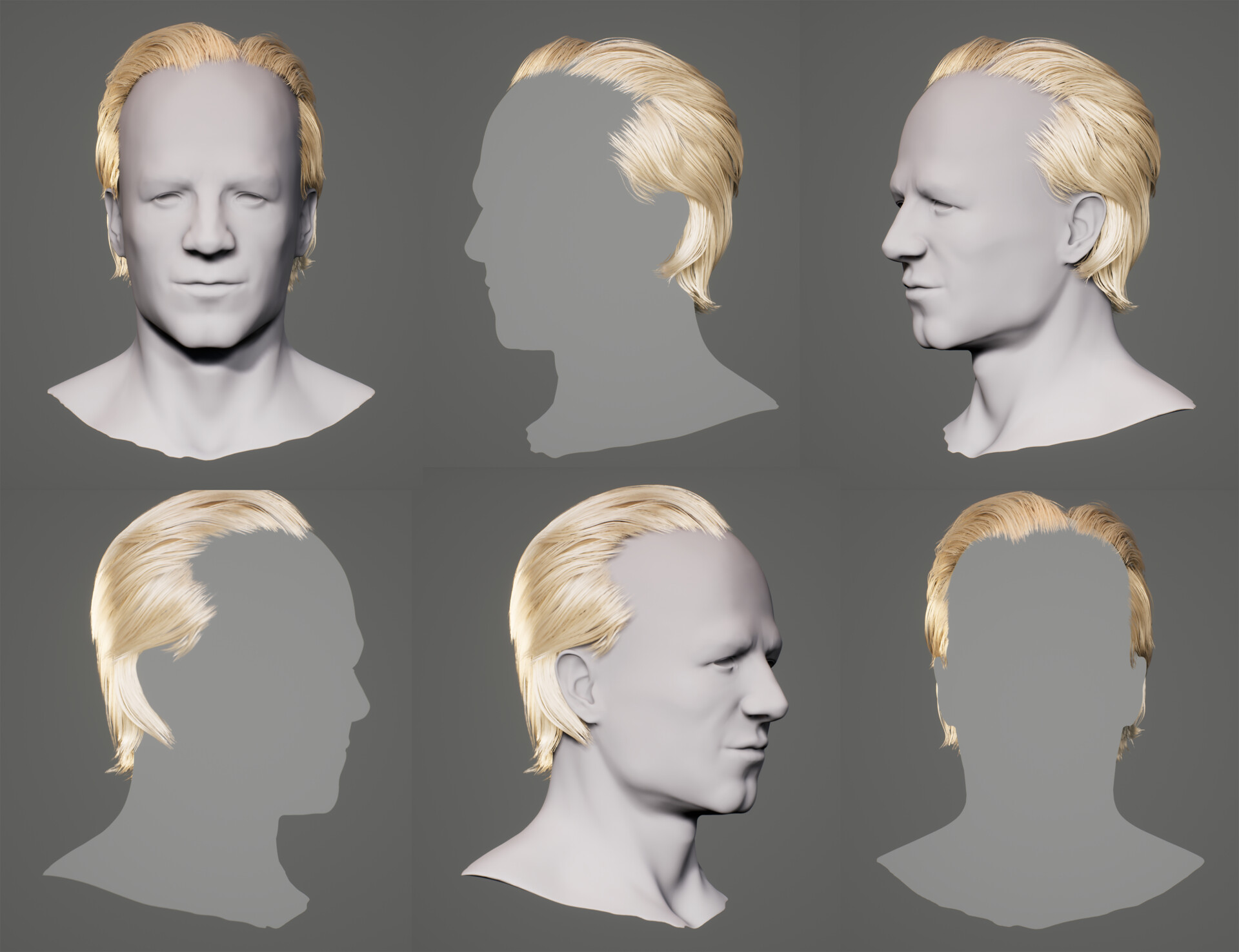 ArtStation - Game Character Hair