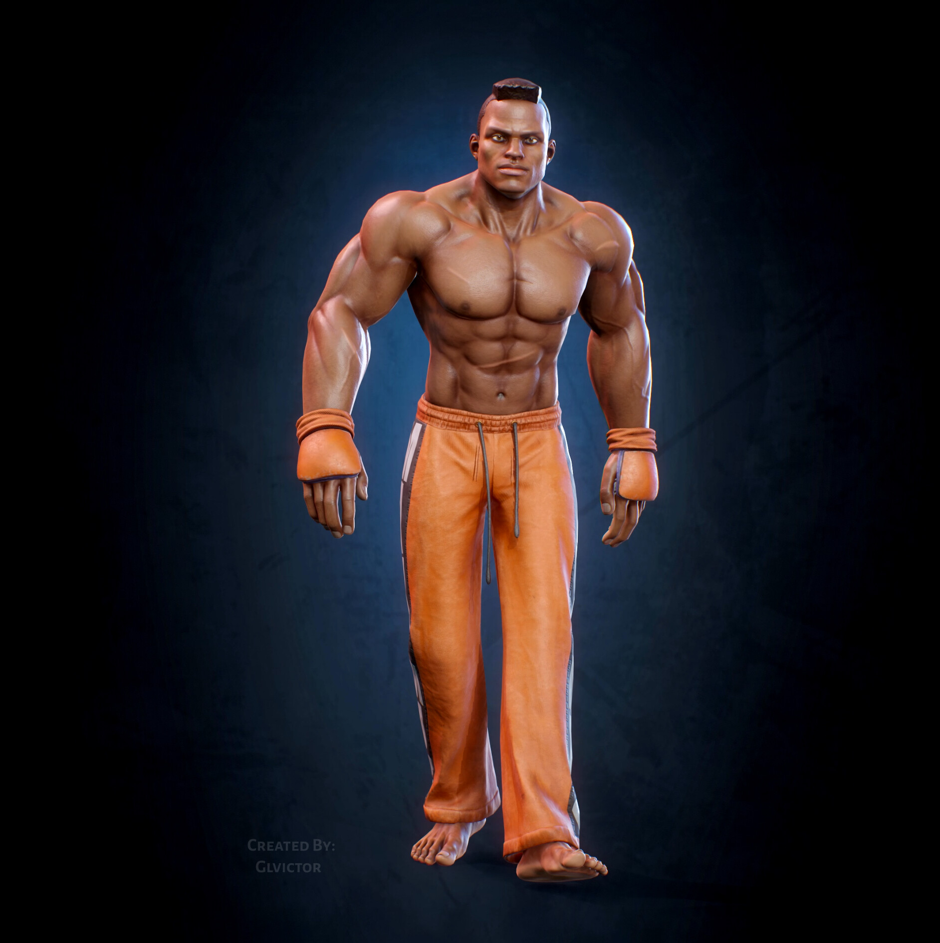 ArtStation - Street Fighter Fanart Dee Jay