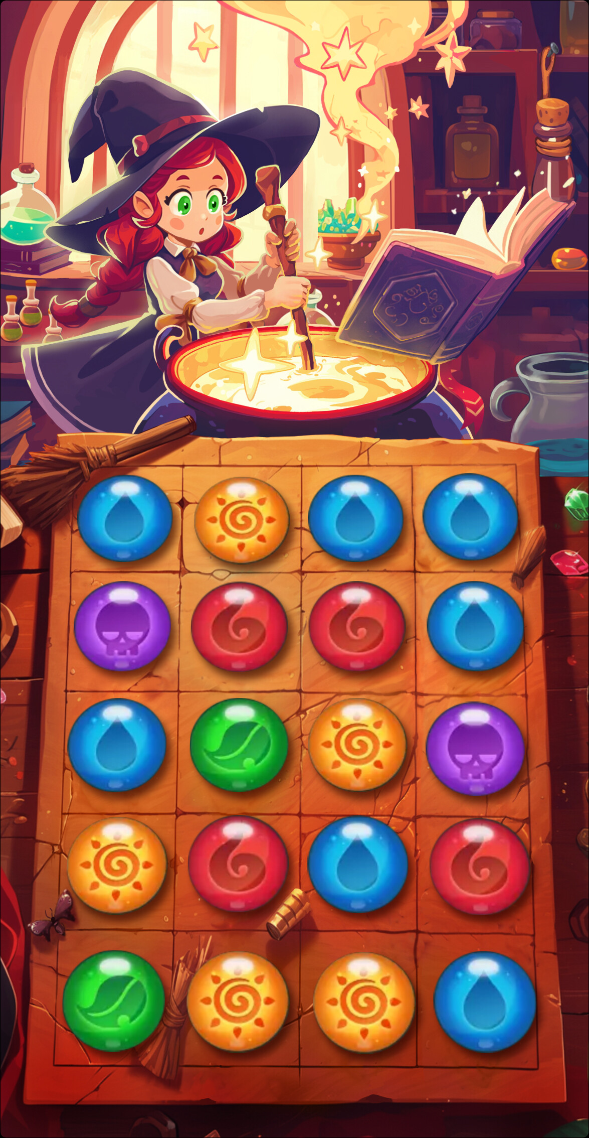 ArtStation - Witchy Puzzle Game