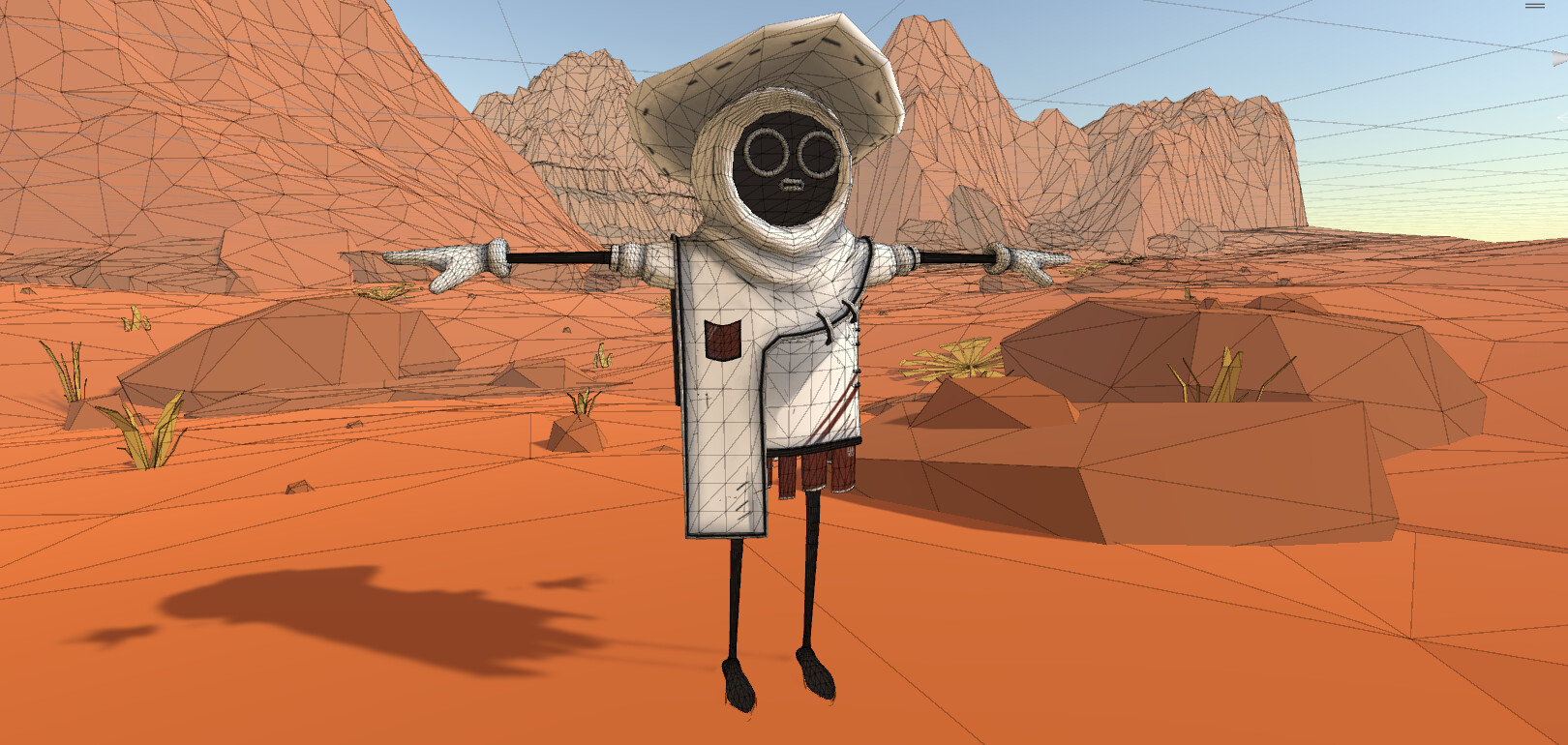 Olga Rudi - Desert / Modeling, Texturing, Rigging, Animation