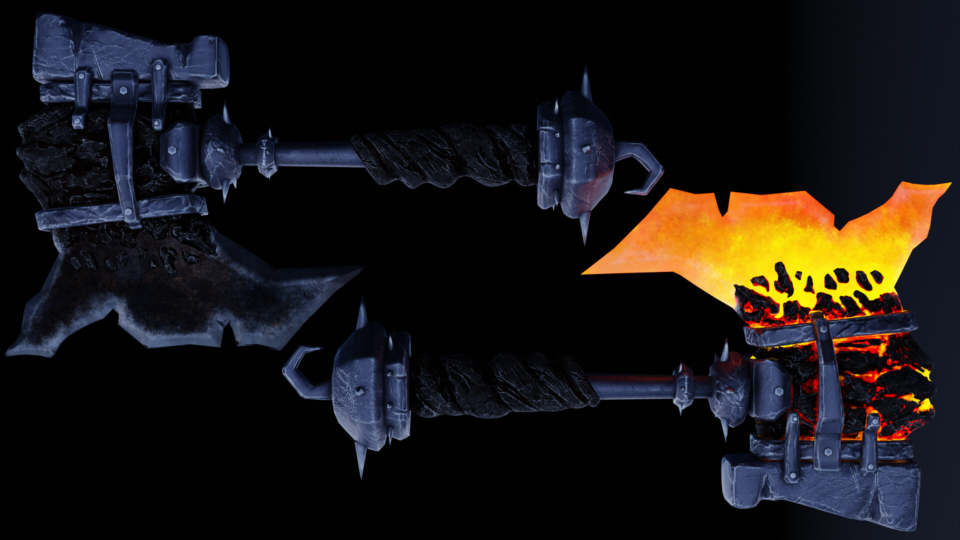 ArtStation - Stylized Fire Axe