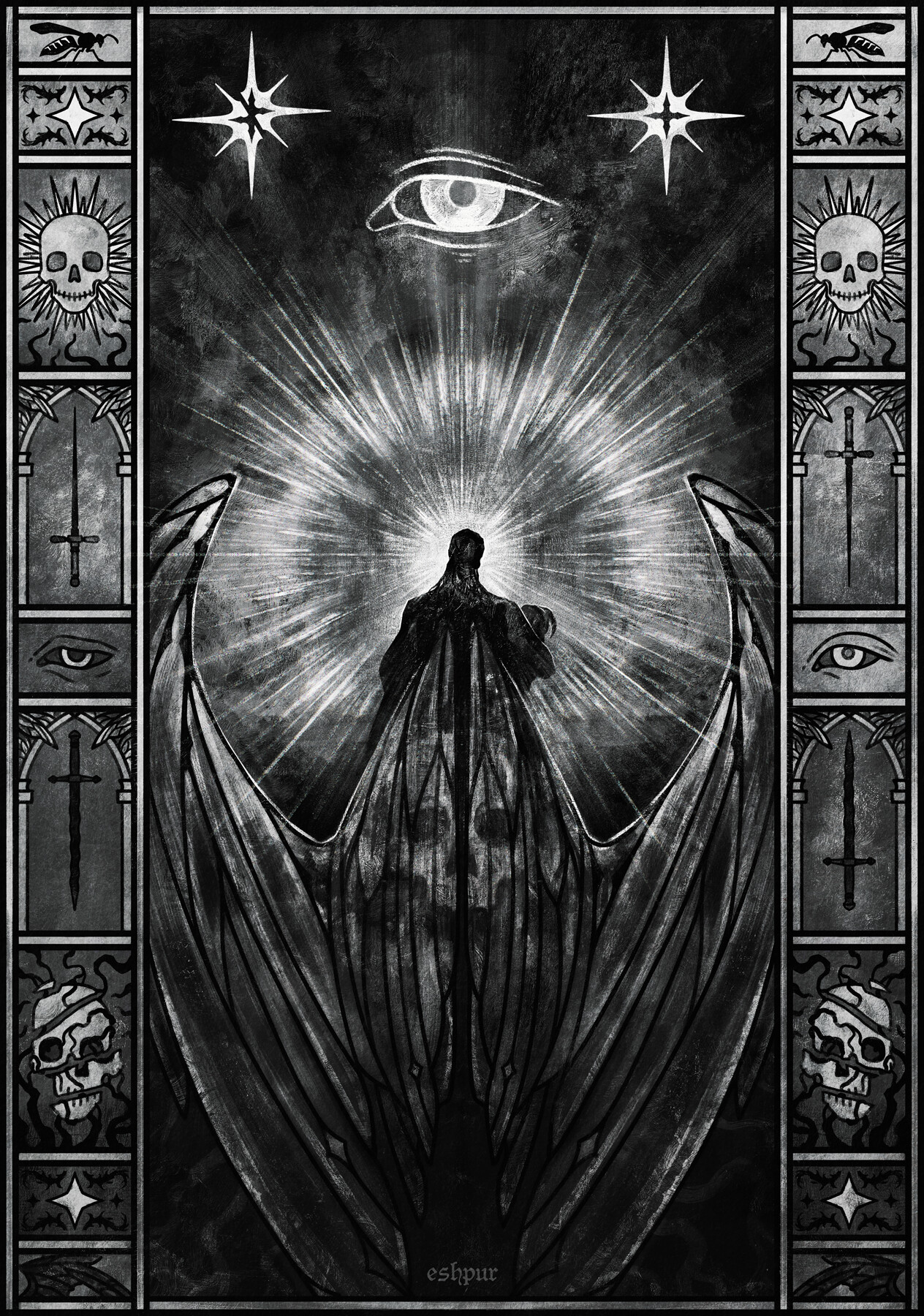 ArtStation - angel resurrection manifestation of the god