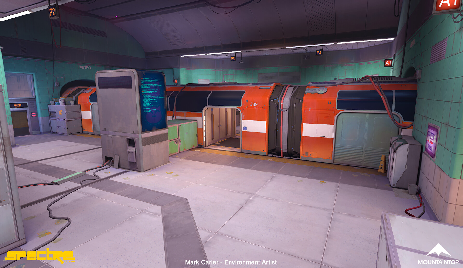 Mark Carier - Spectre Divide - Metro Environment Art