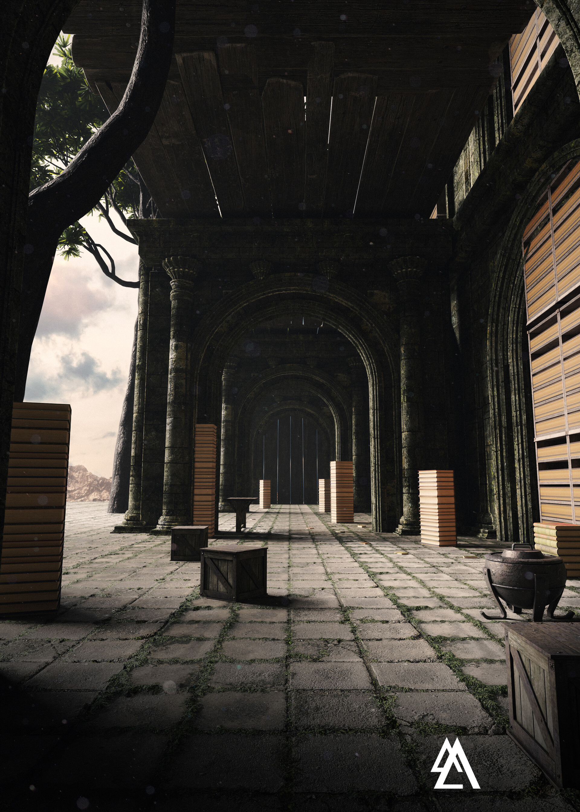 ArtStation - Book Passage