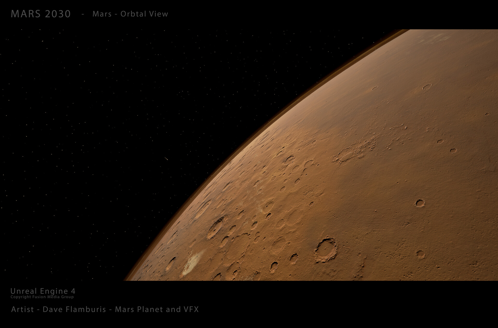 David Flamburis - MARS 2030 - VR - Mars Orbital View