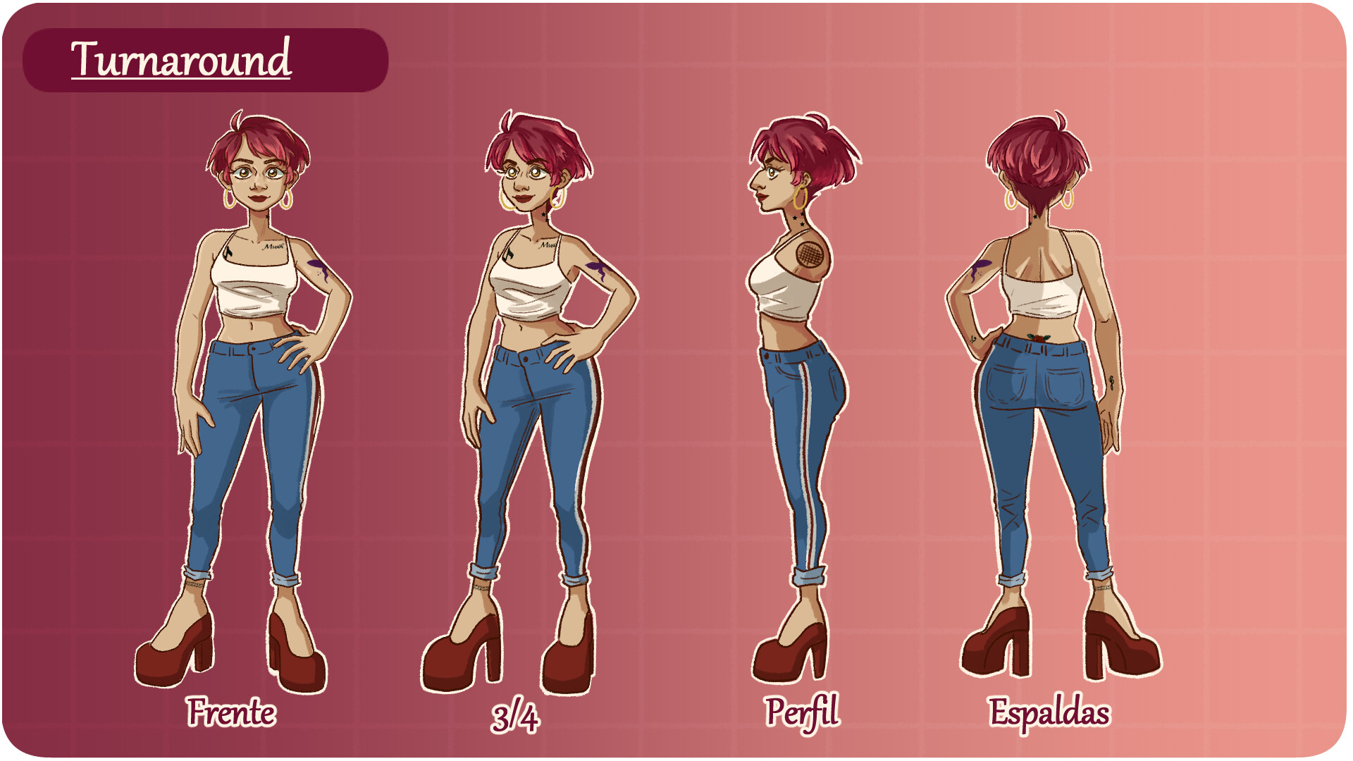 Melina Klurfan — “Klursy” - Character sheet for webcomic #5