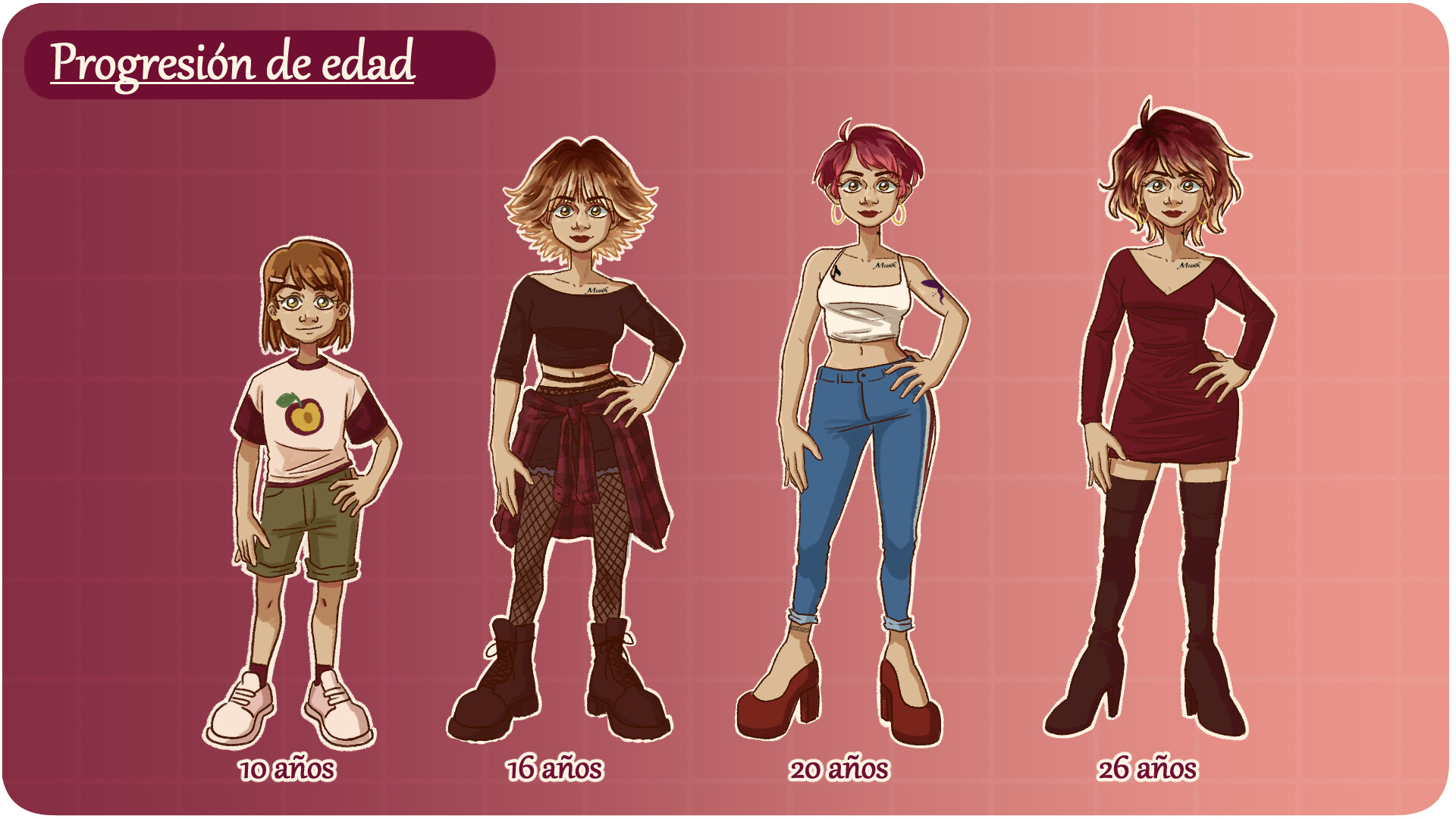 Melina Klurfan — “Klursy” - Character sheet for webcomic #5