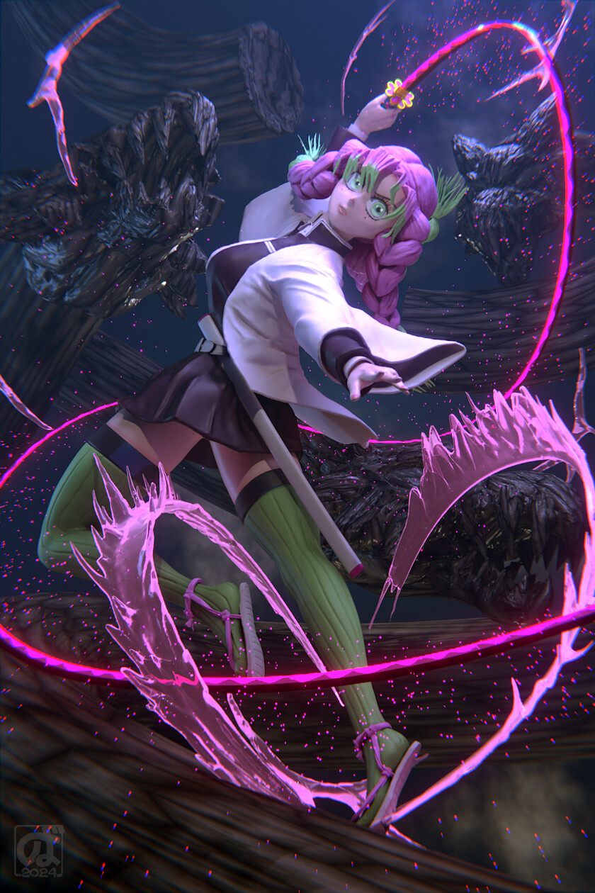 ArtStation - Mitsuri Kanroji