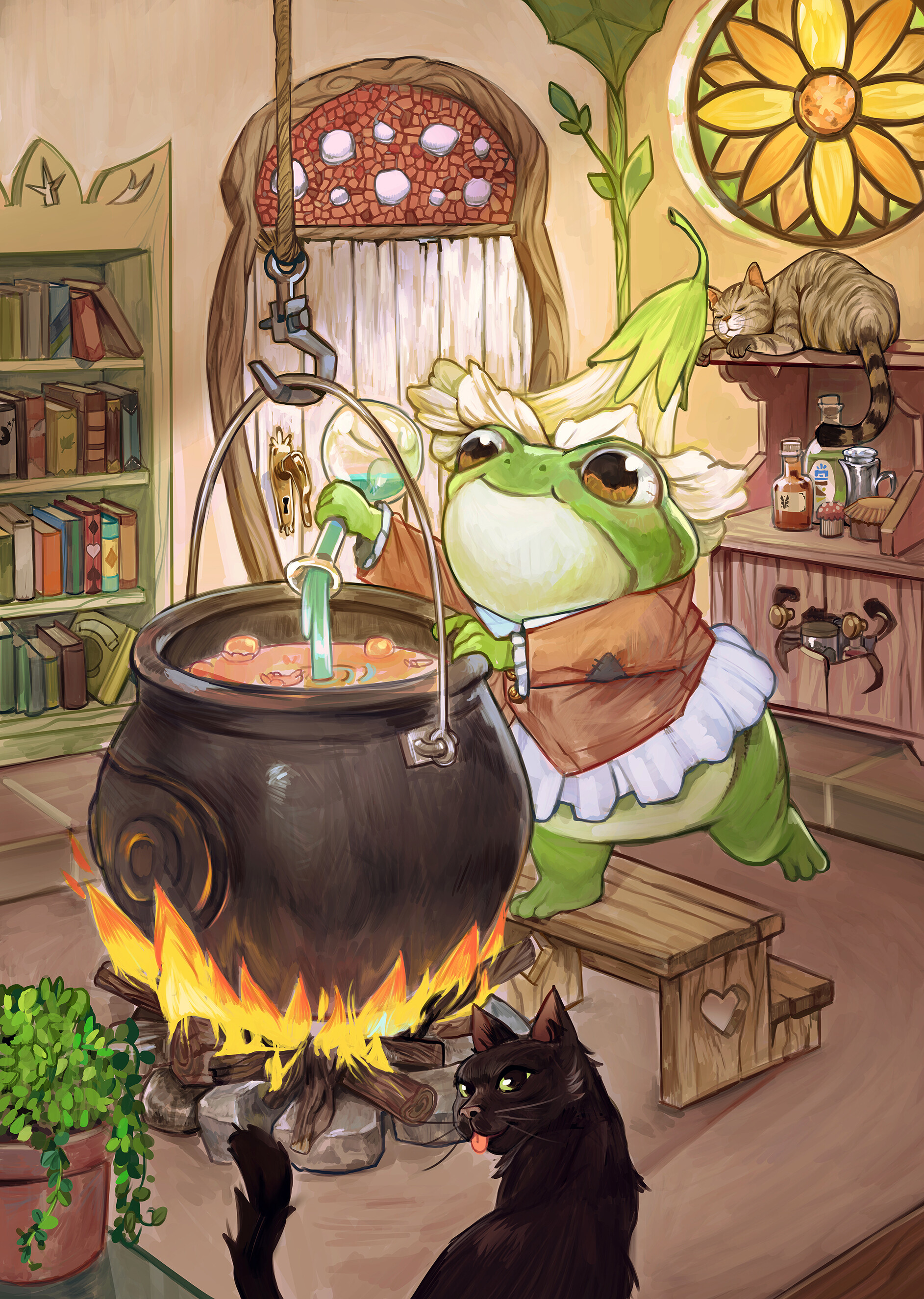 ArtStation - Frog Witch