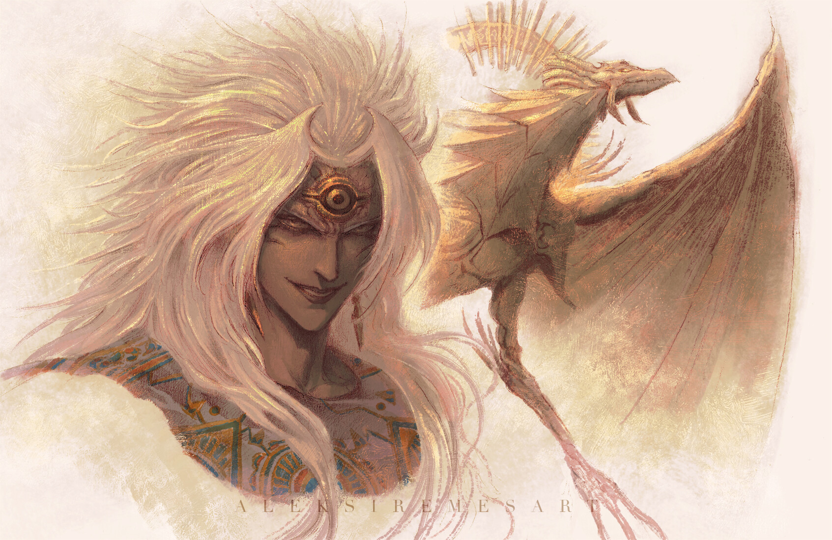 ArtStation - Yami Marik & The Winged Dragon of Ra