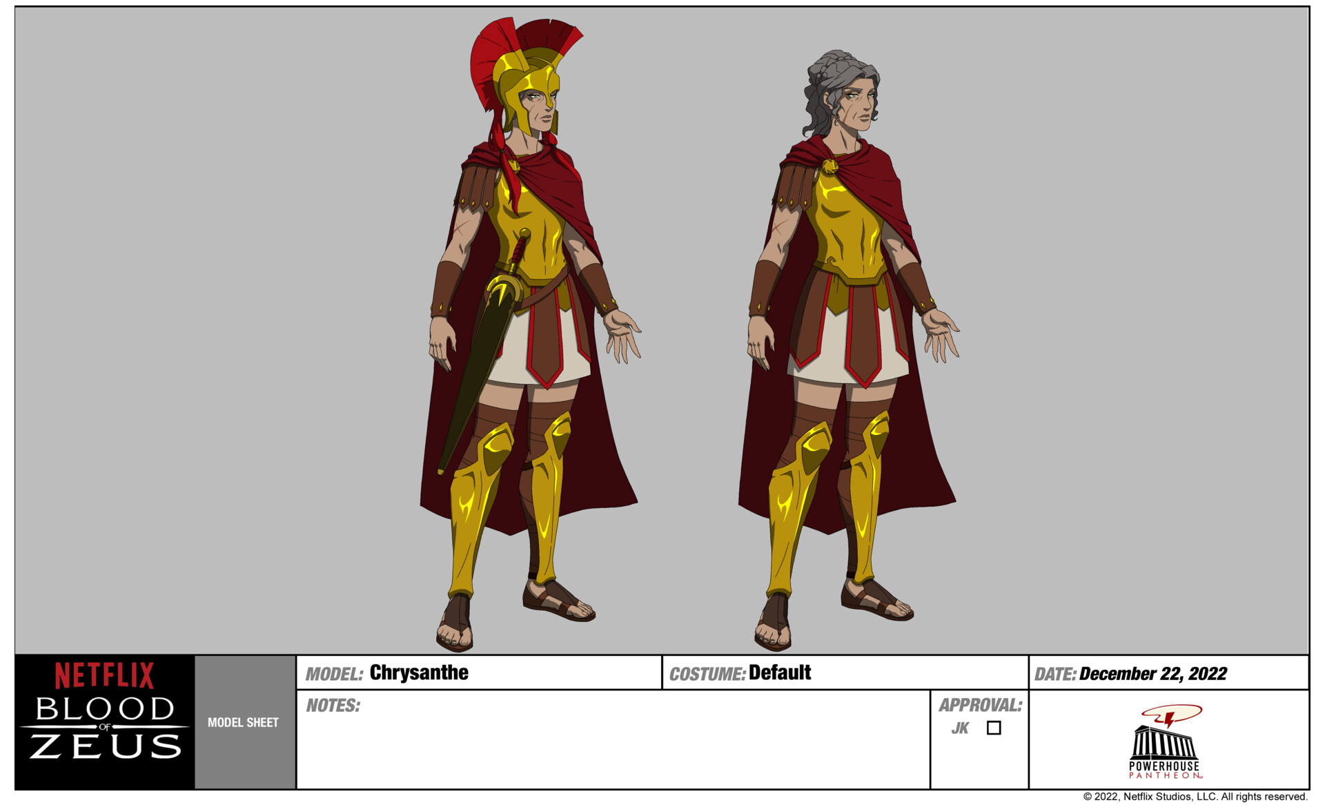 Steven-Wayne Ellison - Blood of Zeus Season 2 : Amazon Character Designs