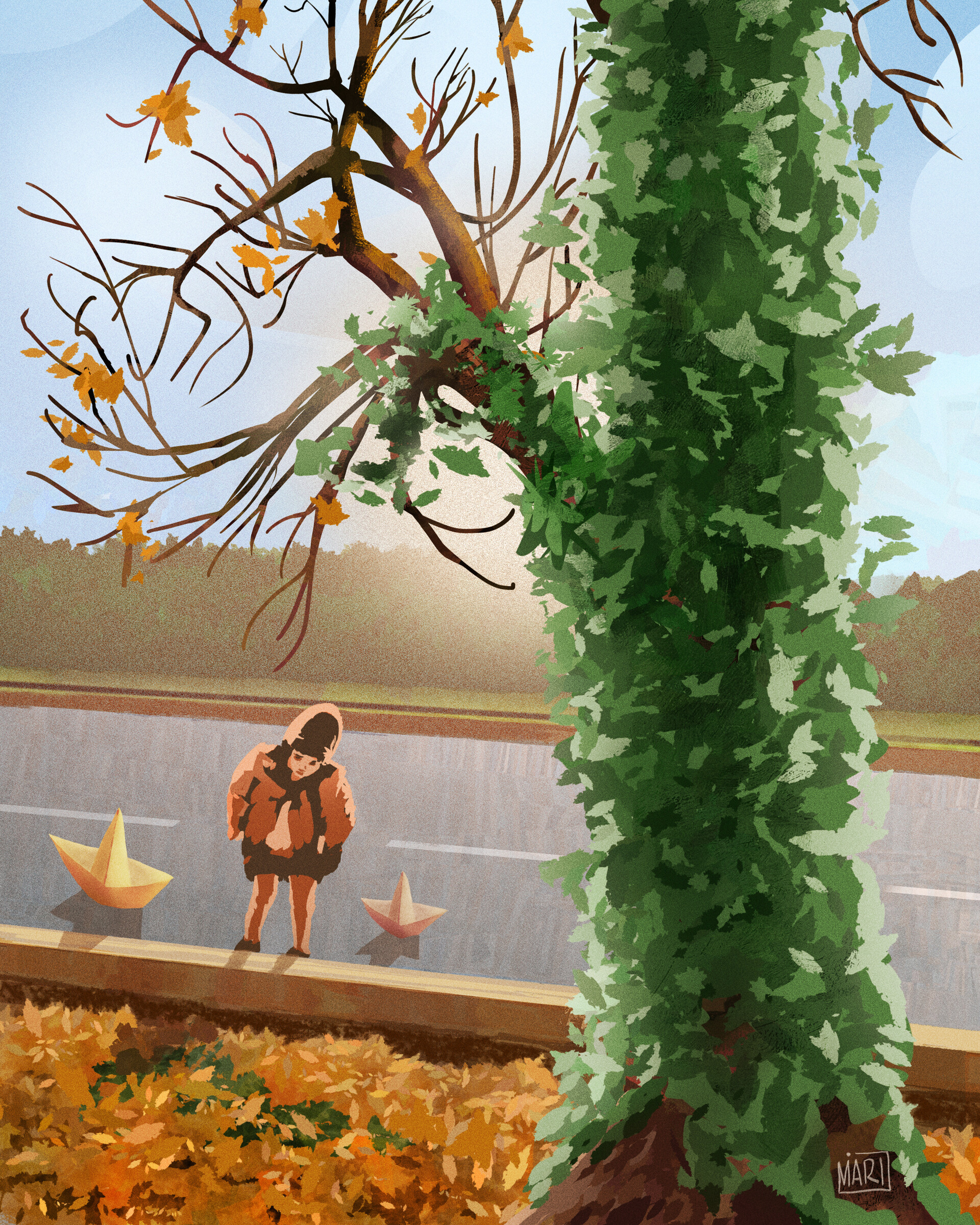 ArtStation - Green autumn