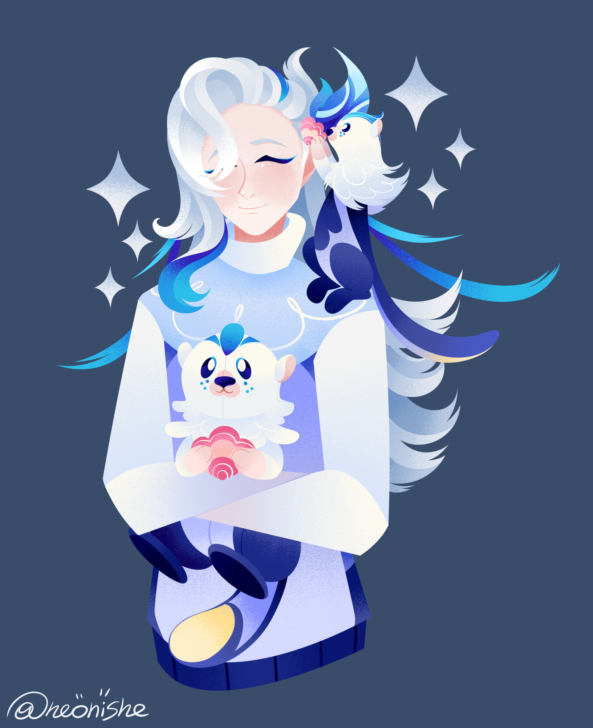 ArtStation - Genshin Impact Neuvillette commission