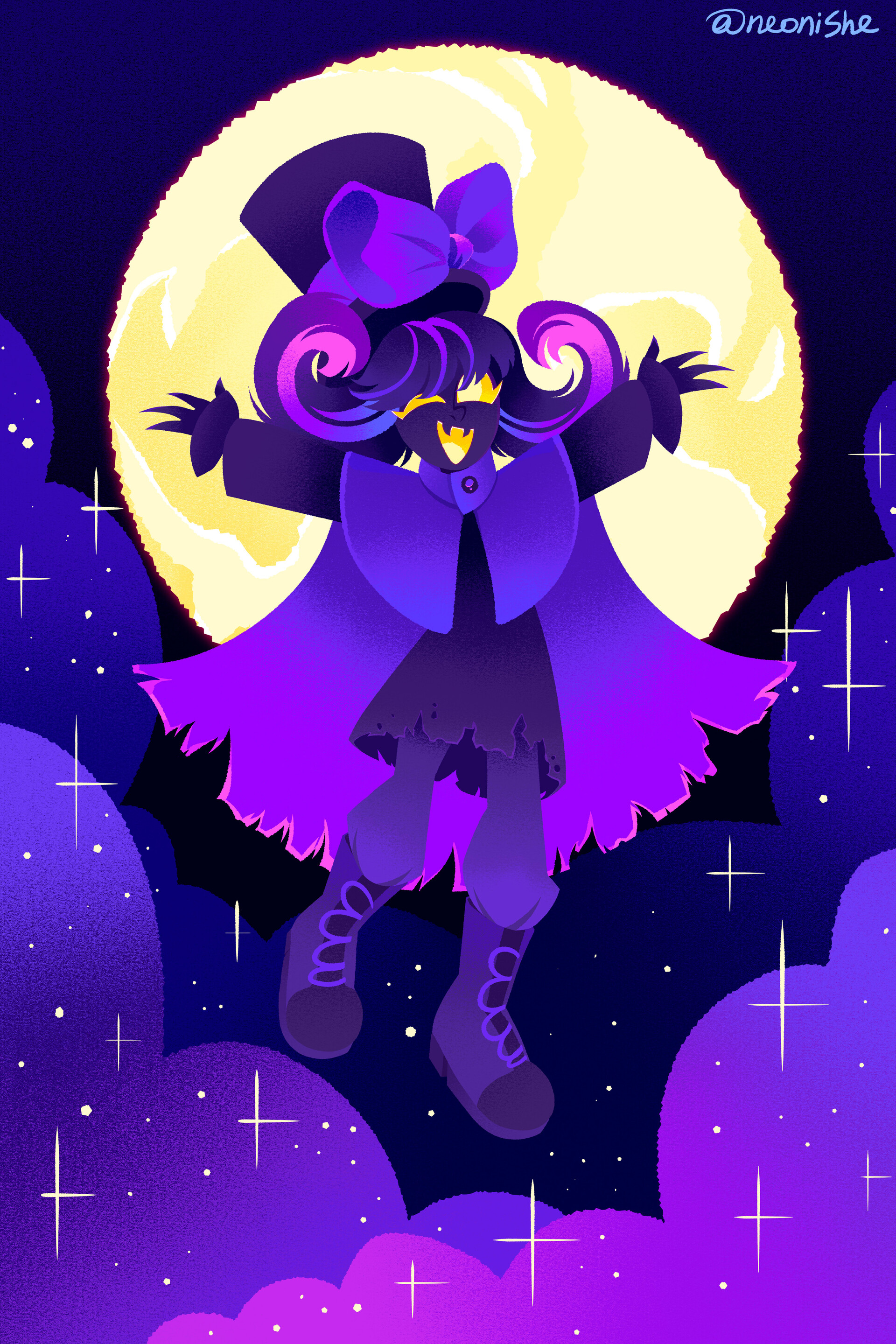 ArtStation - Shadow Puppet Hat Kid fan art (2022)