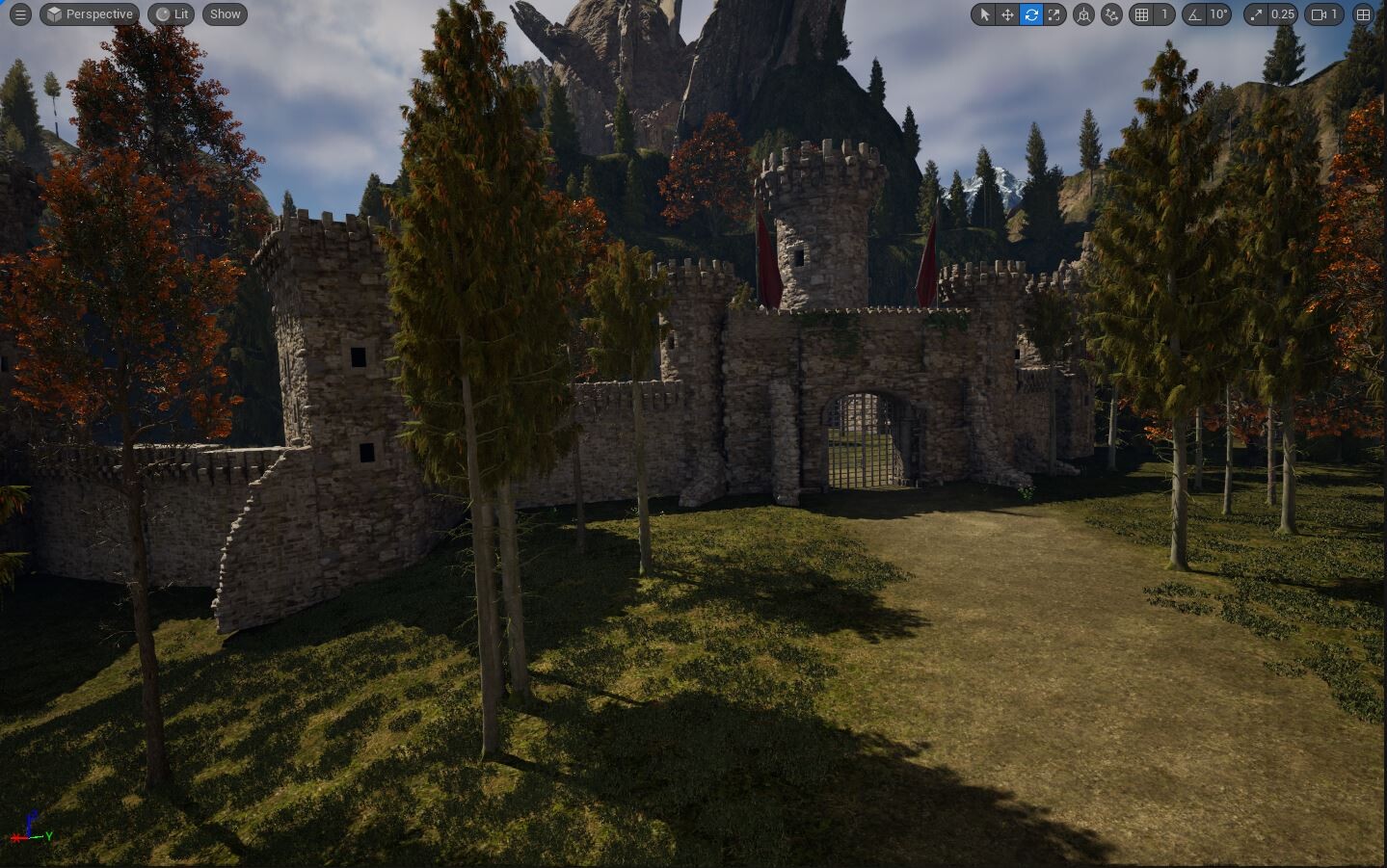 ArtStation - medieval castle