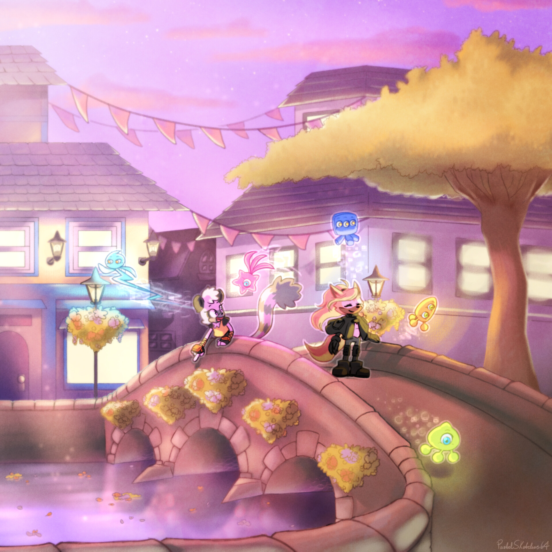 ArtStation - Rainbow Sunset - Sonic World Adventure Fanzine [2022]