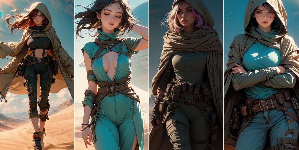 4K Anime Reference Art for Artists and Enthusiasts - 398 Dune Style ...