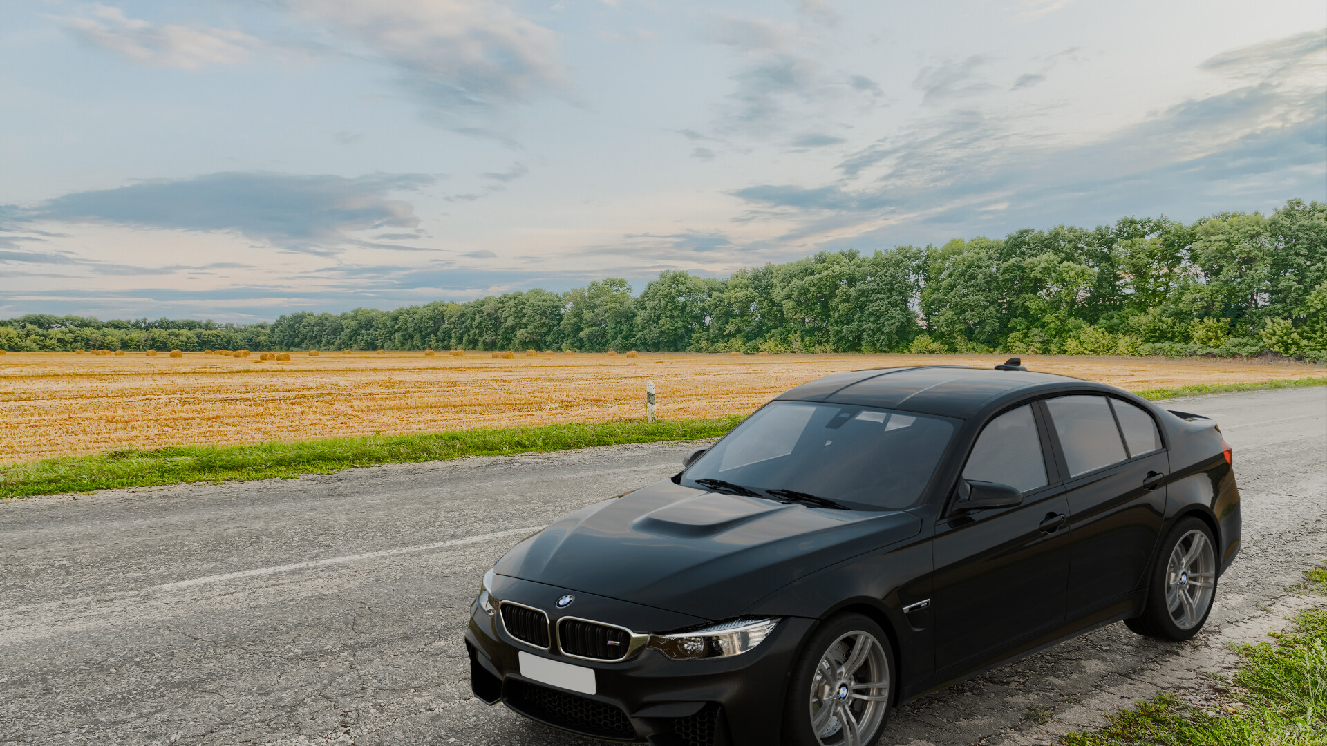ArtStation - BMW M3 F30 Blender 3d