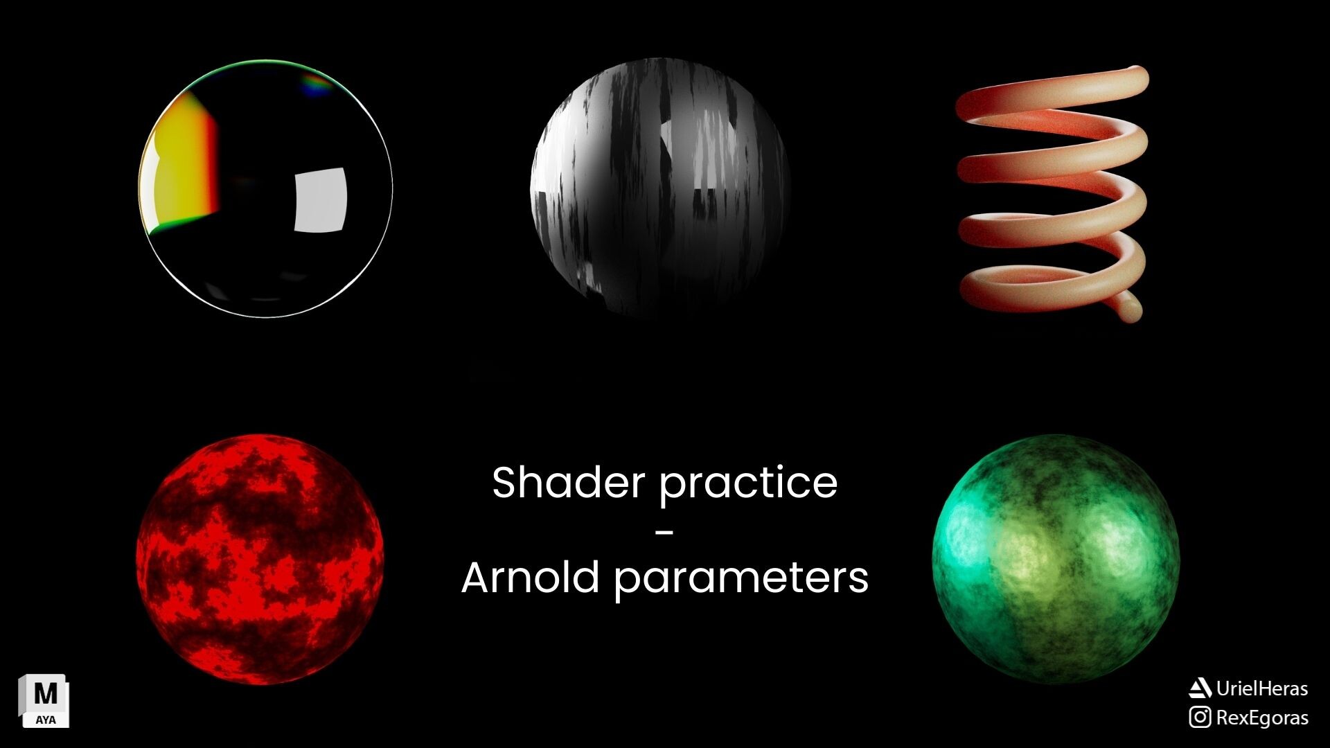 ArtStation - Shader practice - Arnold Parameters