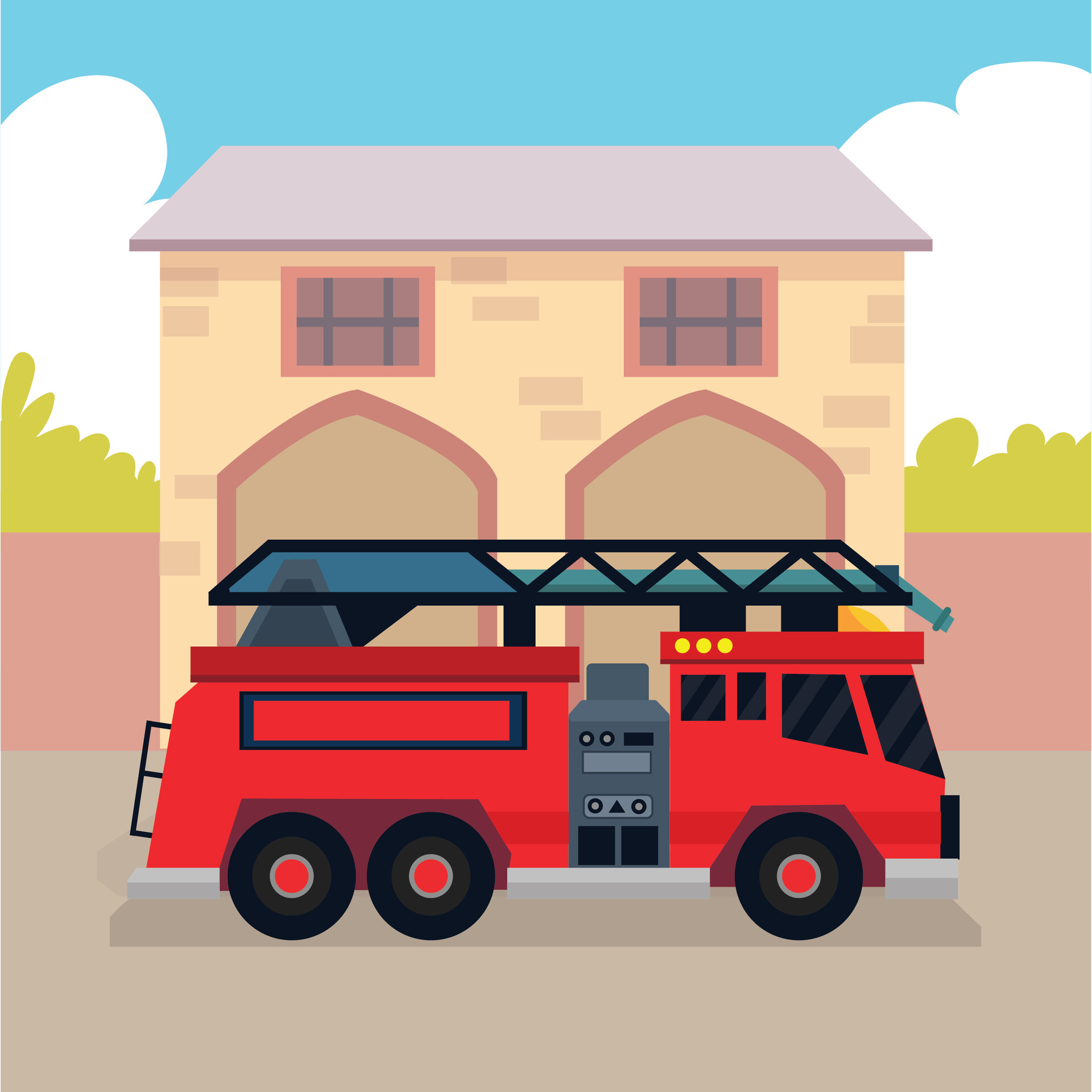 ArtStation - Fire Engine