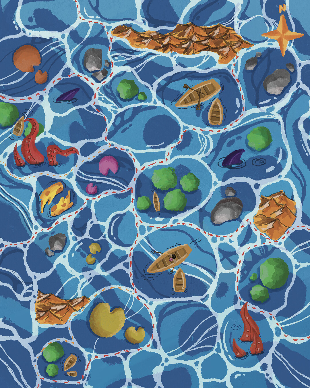 ArtStation - A water map