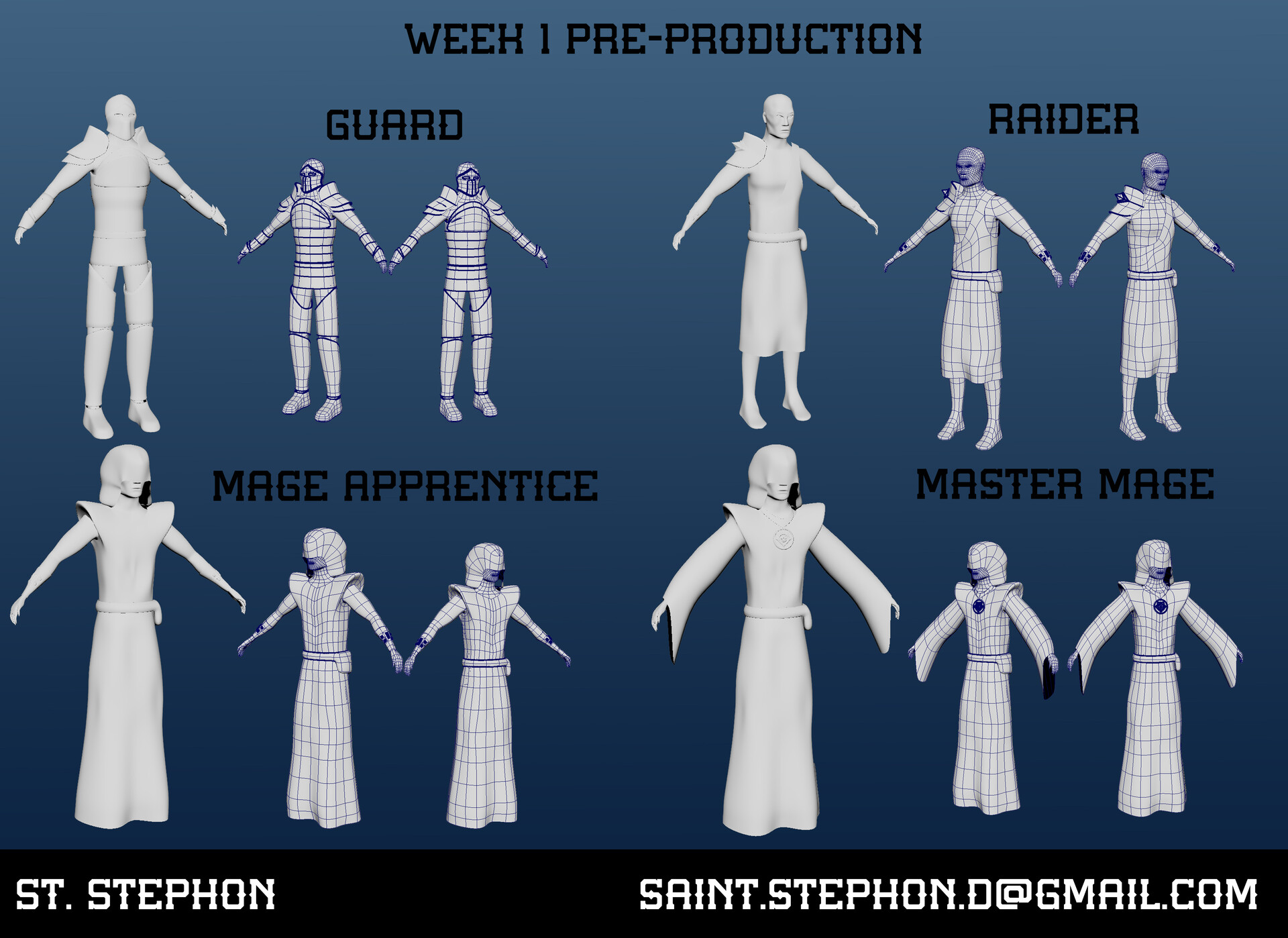 Stephon Saint - Magic Man: Character Production