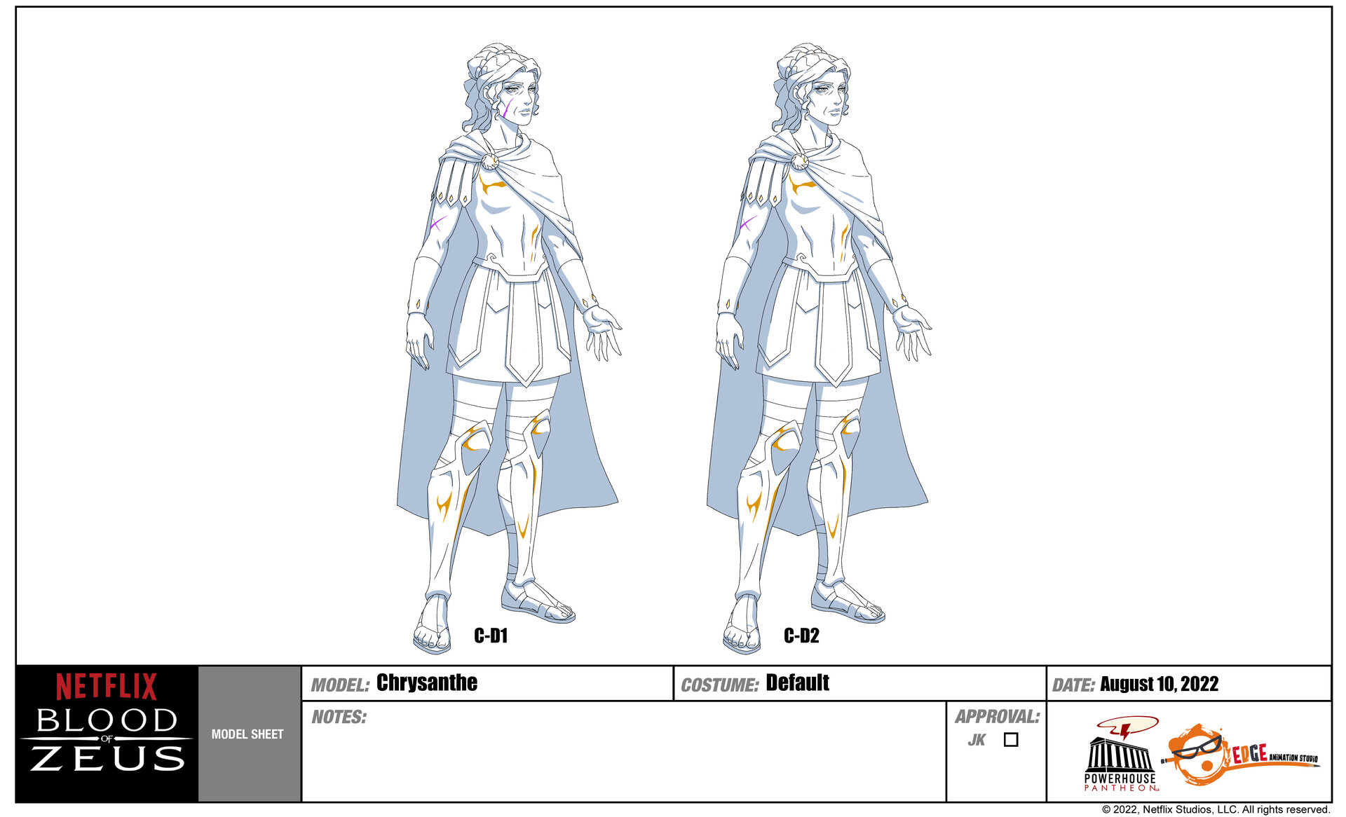 Steven-Wayne Ellison - Blood of Zeus Season 2 : Amazon Character Designs