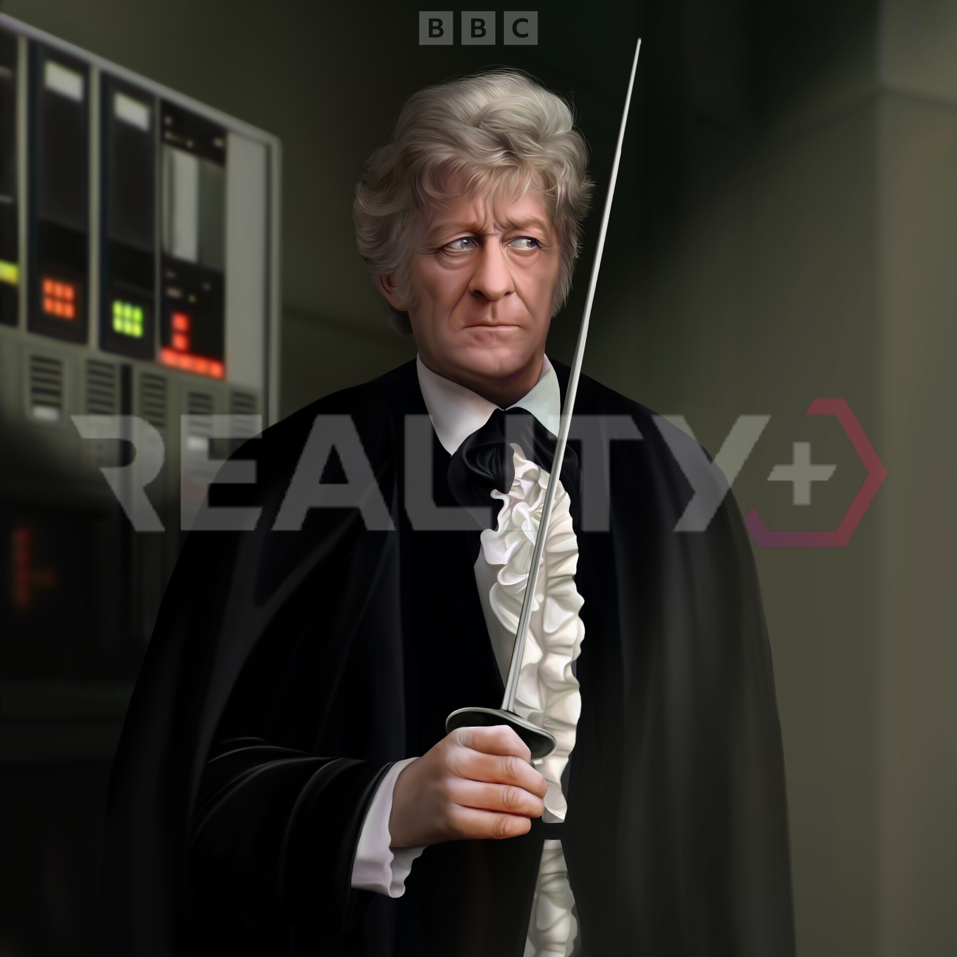 ArtStation - Third Doctor - Doctor Who Worlds Apart - Card Art