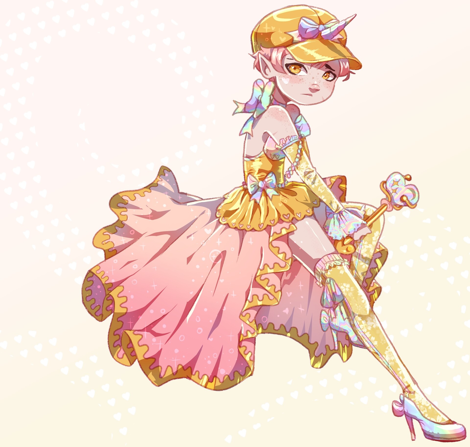 ArtStation - Stylized Magic Girl Character Design