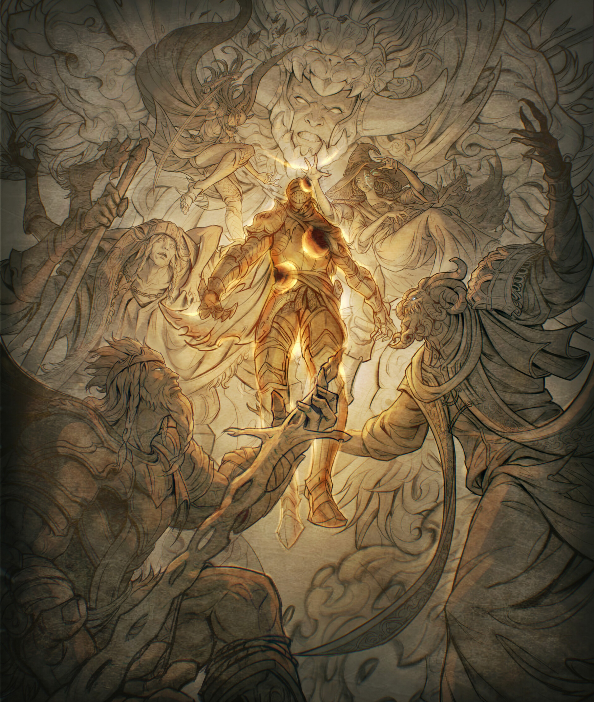 ArtStation - Eleden Ring & League of ledgends