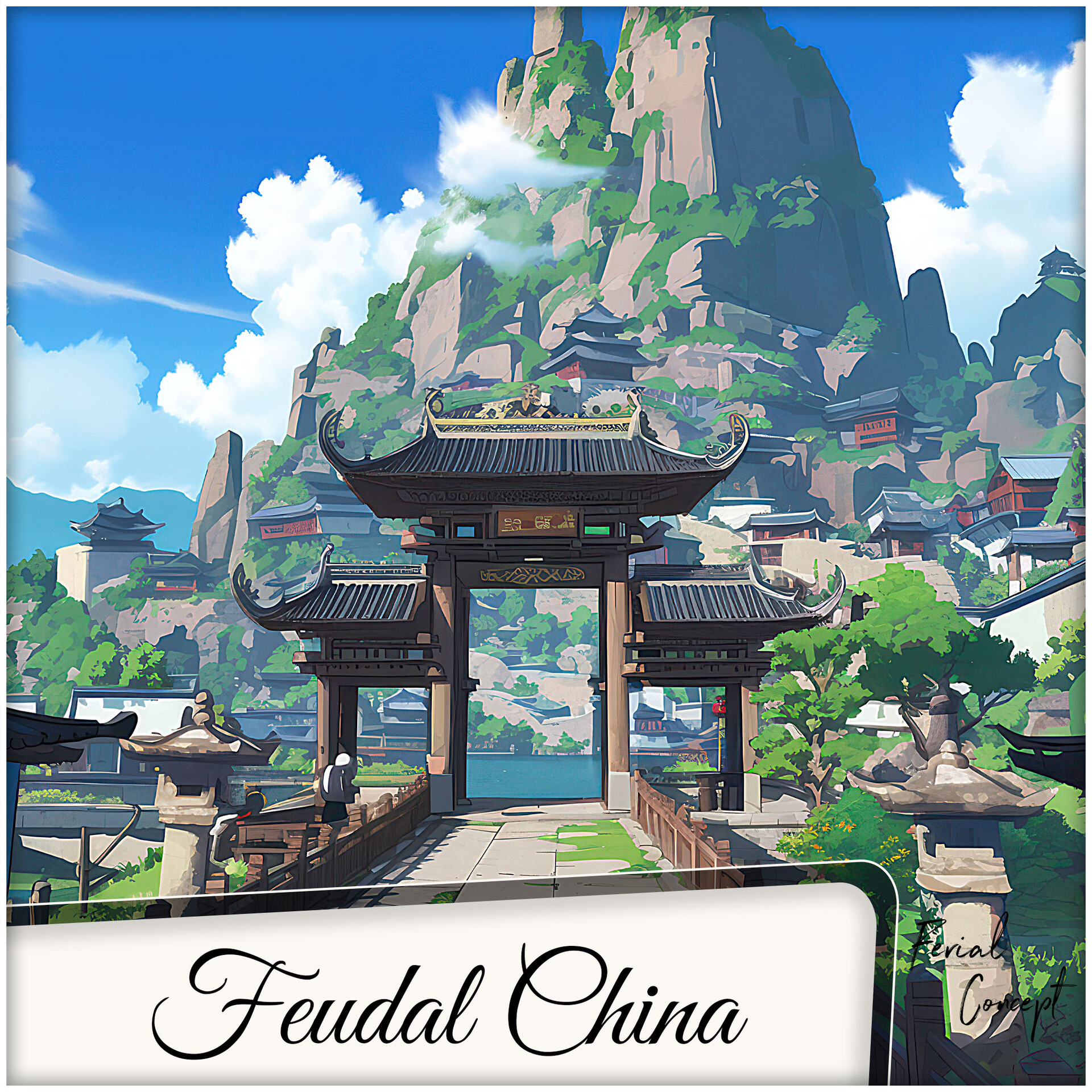 ArtStation - 🔹220 Feudal China - Anime Concept Reference Image Pack v ...