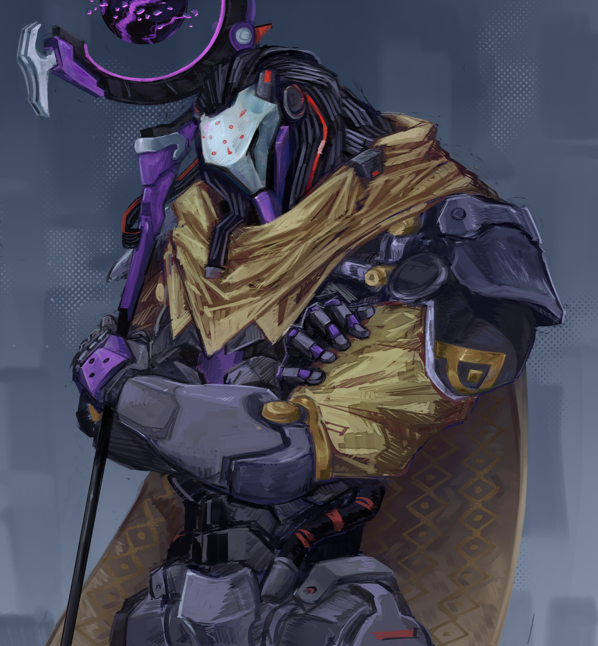 ArtStation - OW2 Ramattra fanart and some process shots of its creation