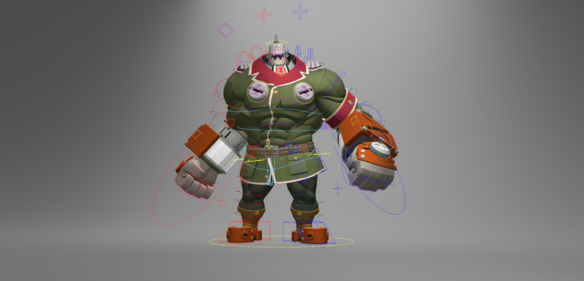 ArtStation - Guilty Gear - Potemkin RIG