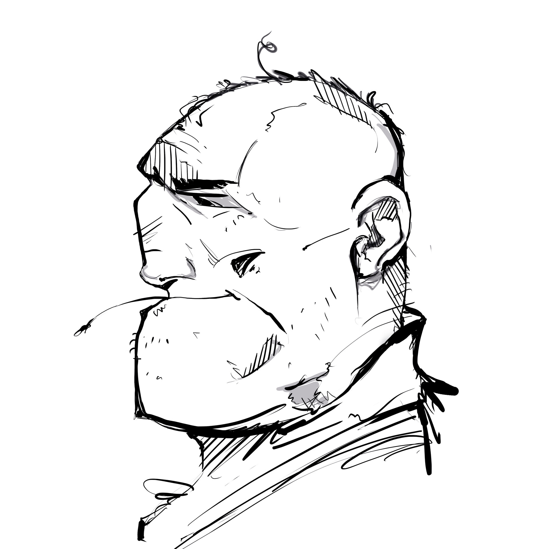 ArtStation - 2D SKETCH /PHOTOSHOP/MALE CHARACTER