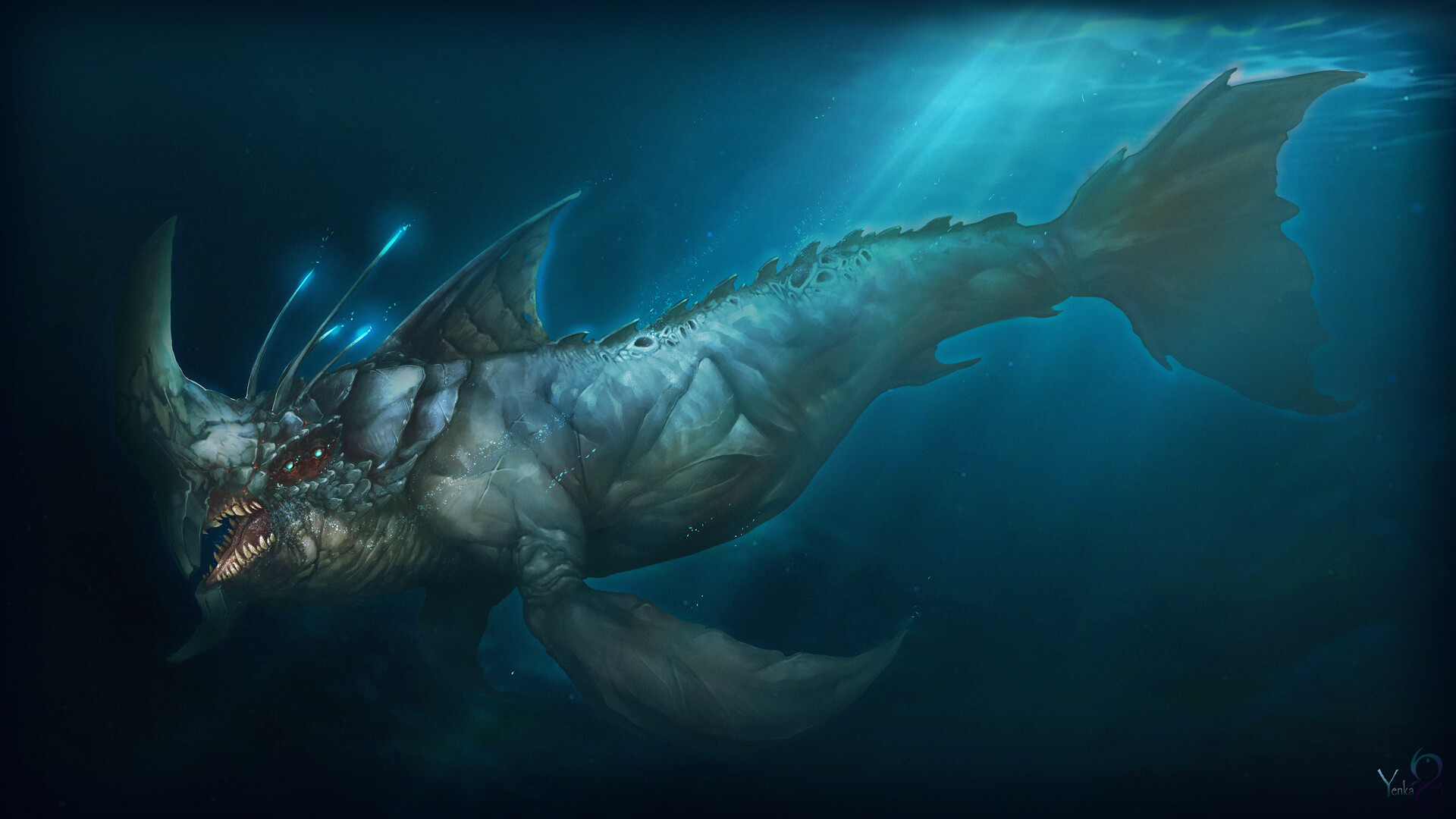 ArtStation - Sea monster