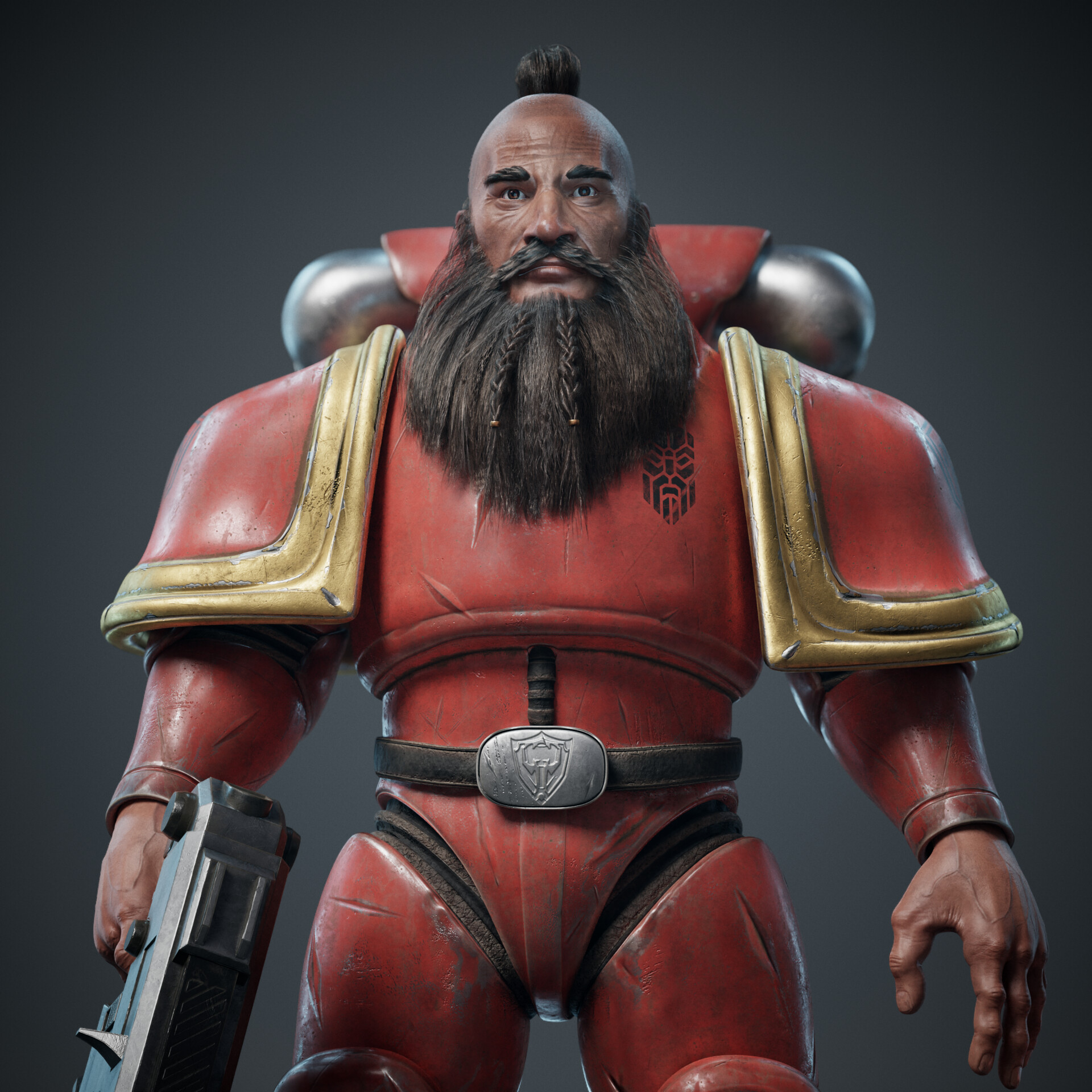 ArtStation - Red Squat