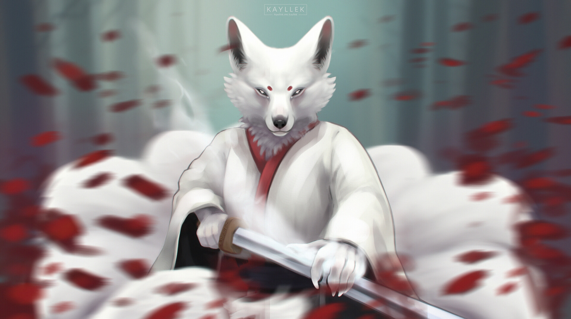 ArtStation - Samurai fox