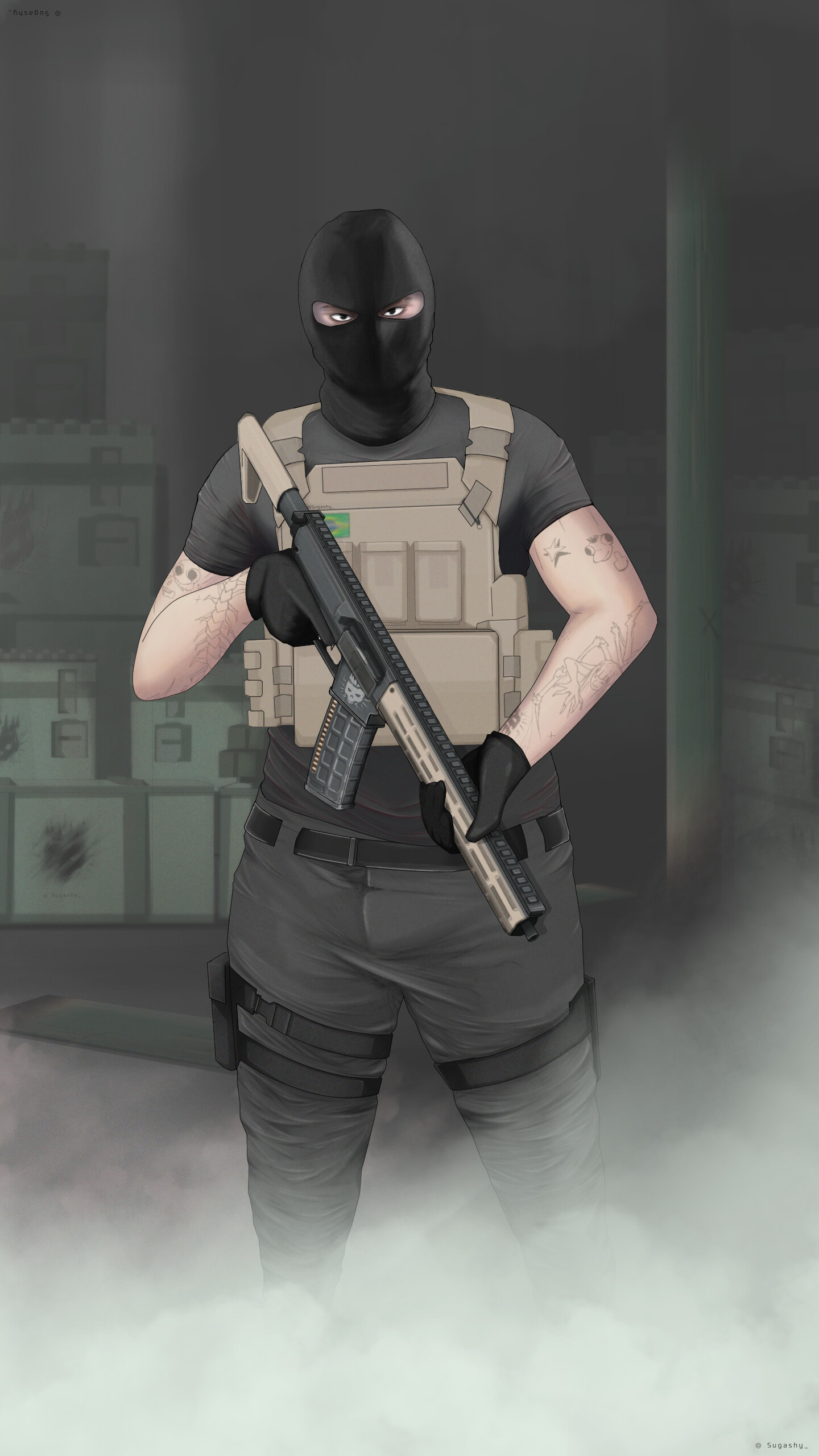 ArtStation - Like warzone - @Sugashy_