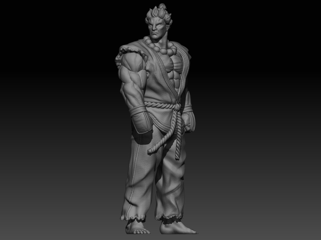 ArtStation - Akuma my version.