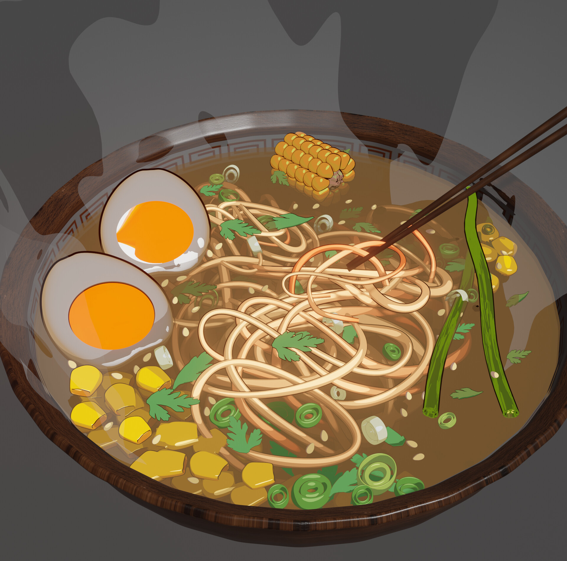 ArtStation - Anime Style Food