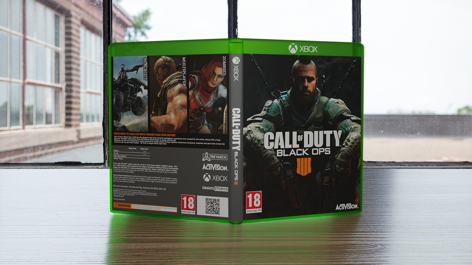 ArtStation - Call of Duty: Black Ops 4 - Custom Xbox Cover