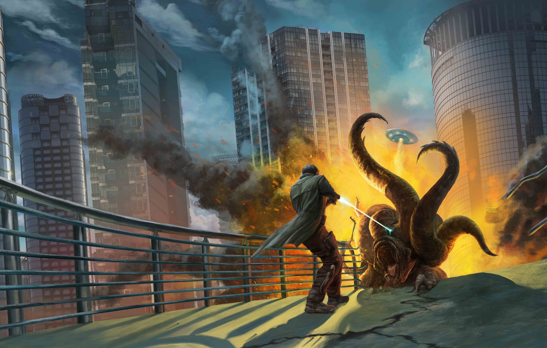 ArtStation - The Gunn Files Art Cover - Culture Shock - Book 1