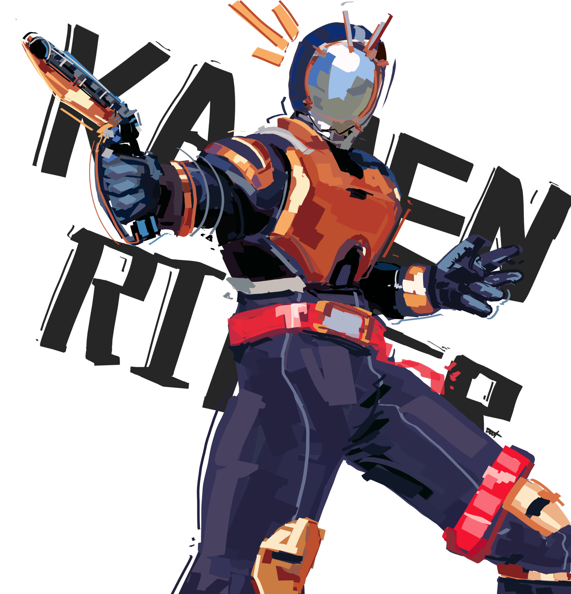 ArtStation - Kamen Rider- RioTrooper